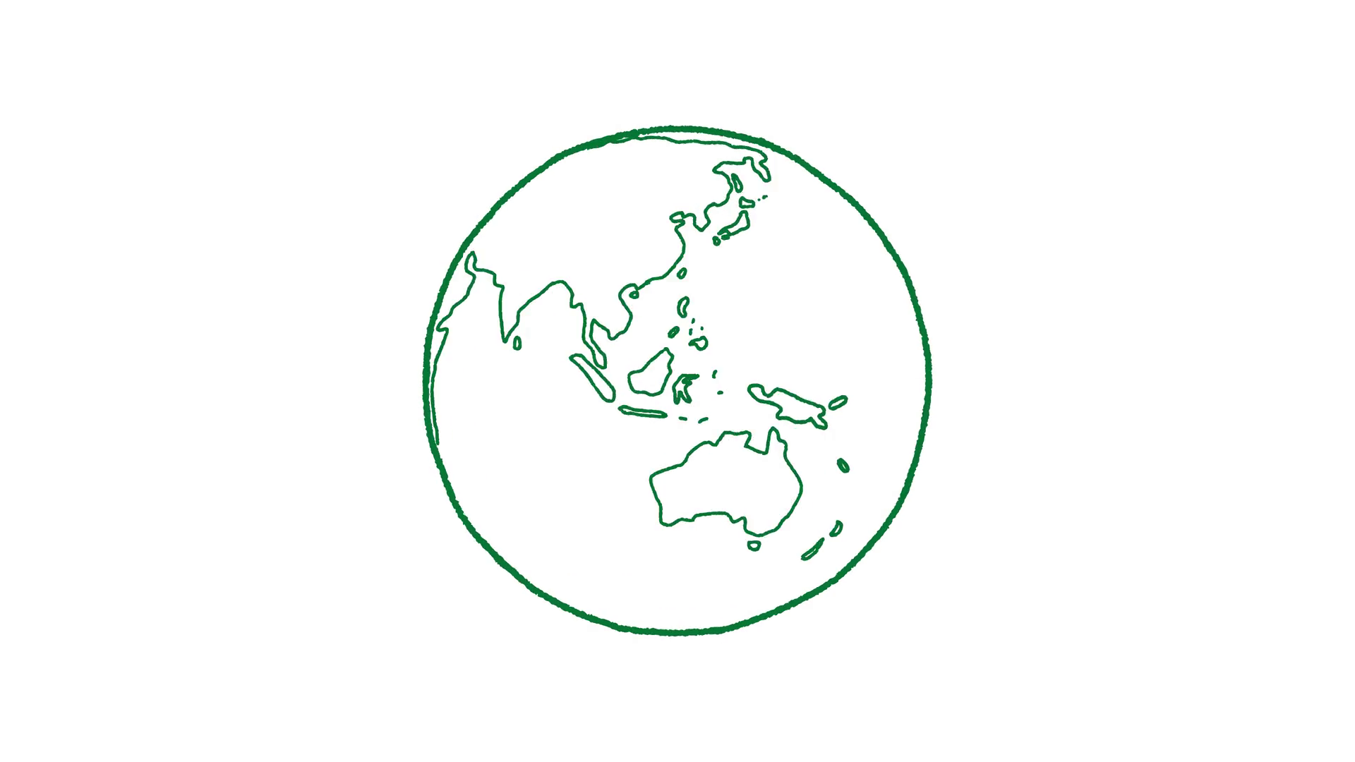 Simple Illustration Of Rotating Earth Stock Motion Graphics SBV ...