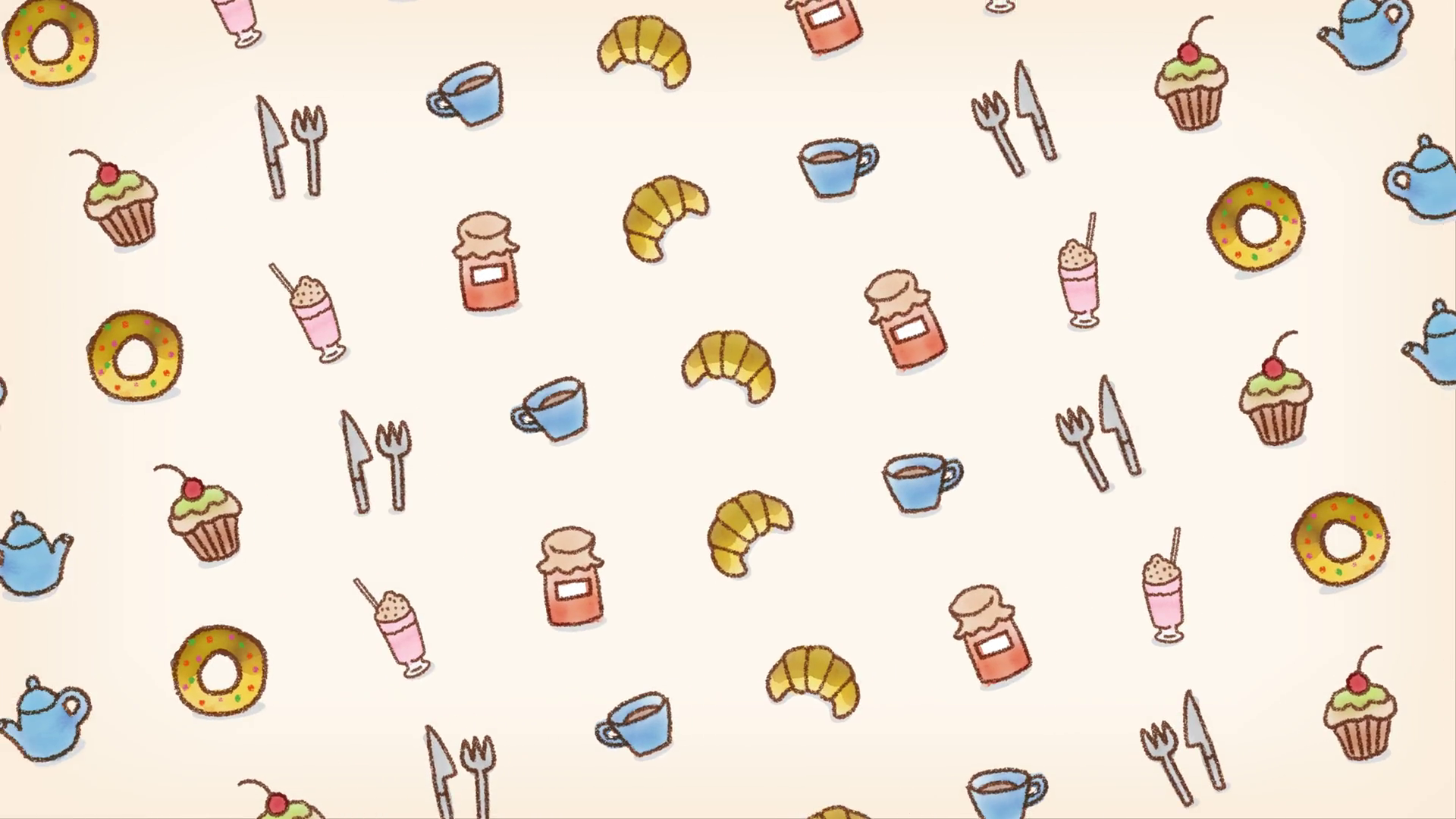 Hand Drawn Cafe Illustration Background Stock Motion Graphics SBV ...