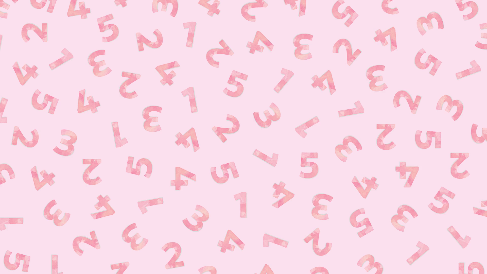 Hand Drawn Numbers Pattern Background (4 Stock Motion Graphics SBV ...