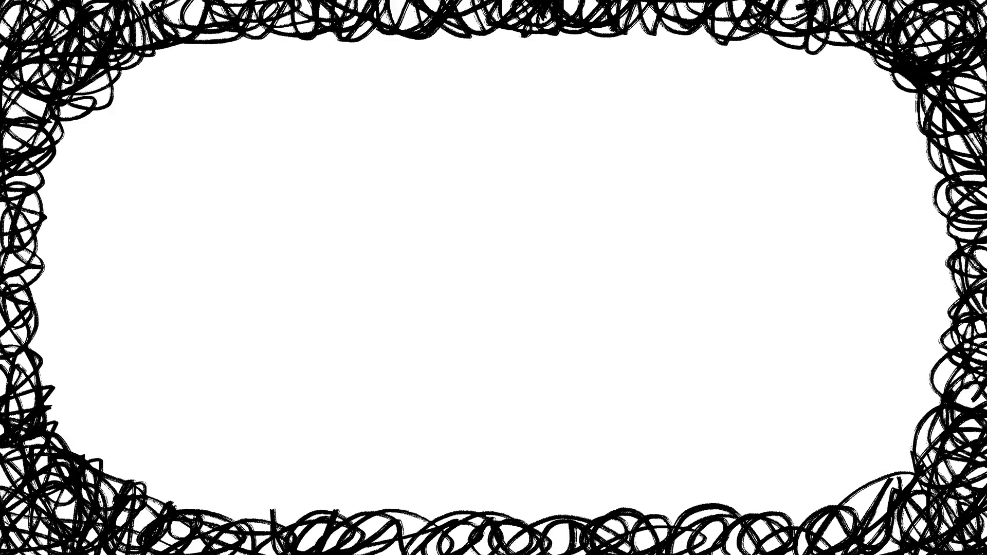Scribbled Line Frameblack) 6 Seconds Loop Stock Motion Graphics SBV ...