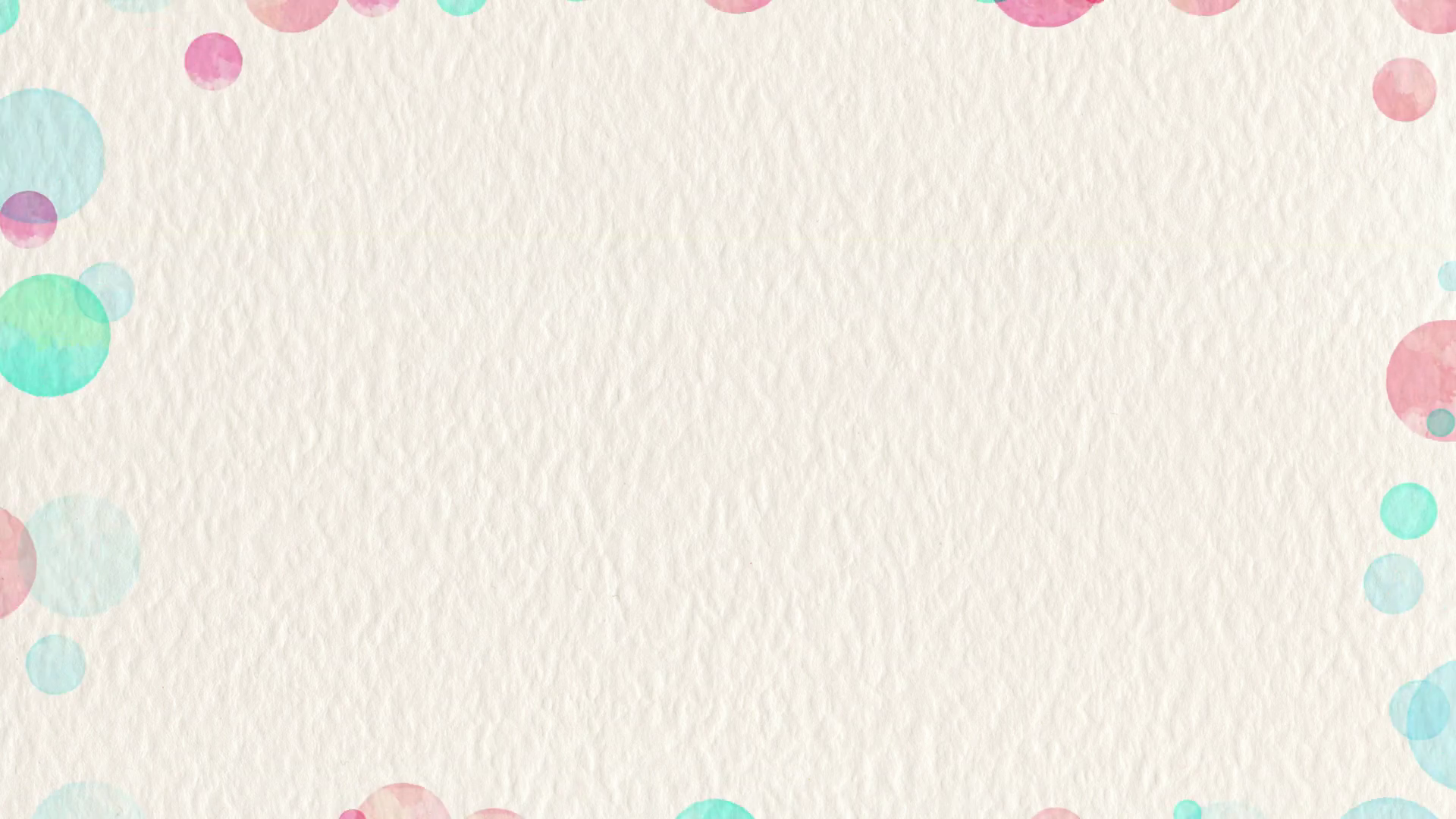 Watercolor Bubble Frame On Paper Background Stock Motion Graphics SBV ...