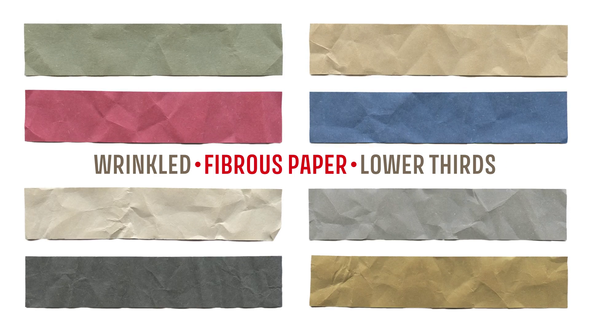 Wrinkled Fibrous Paper Lower Thirds Stock Motion Graphics SBV-352192985 ...