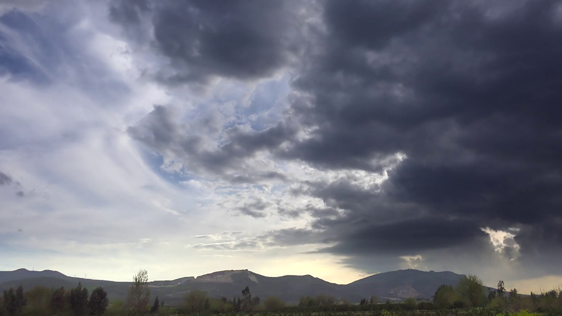 Time Lapse View Of Variable Weather Stock Footage SBV-347782327 ...