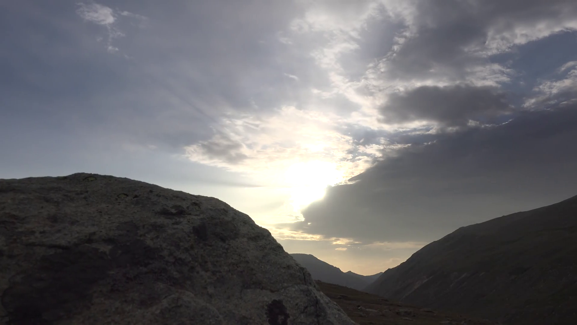 Time Lapse View Of Treeless Nature Landscape Stock Footage SBV ...