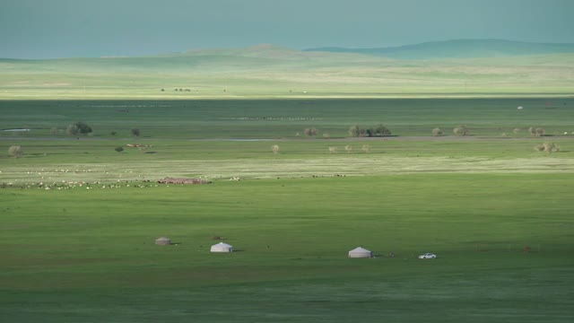 Yurt Pasture Area Stock Footage: Royalty-Free Video Clips - Storyblocks
