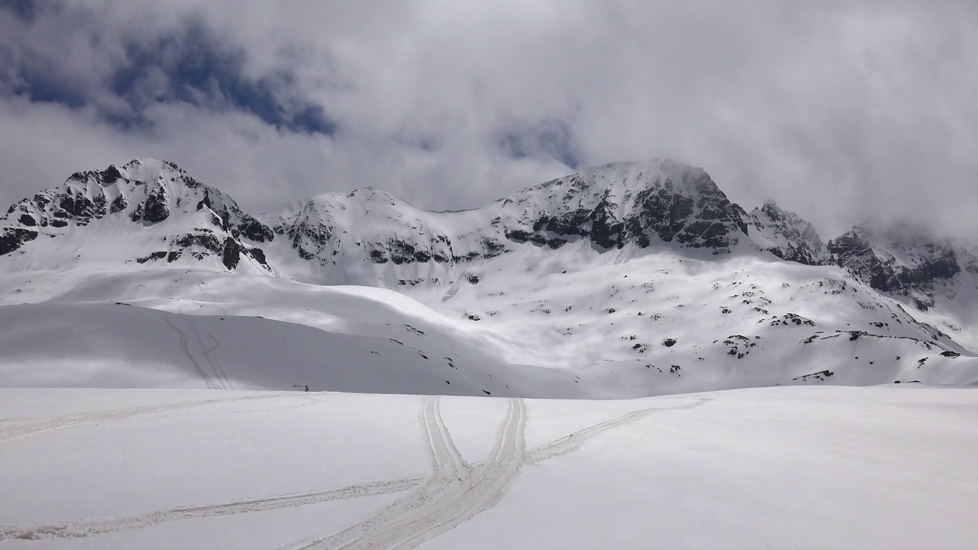 Time Lapse View Of Cold Climate Of Snowy Stock Footage SBV-348746420 ...