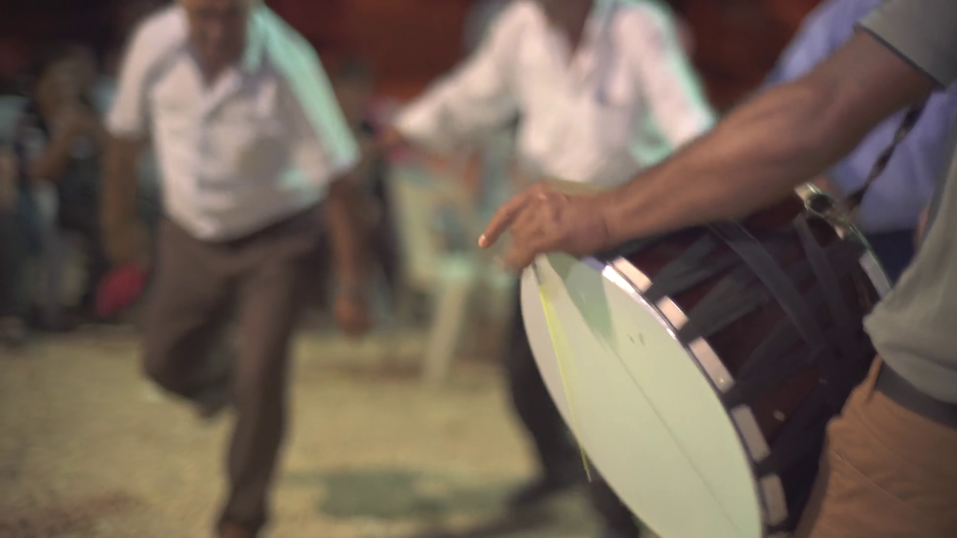 Traditional Halay Dance With Drum And Duduk At Traditional Ethnic ...