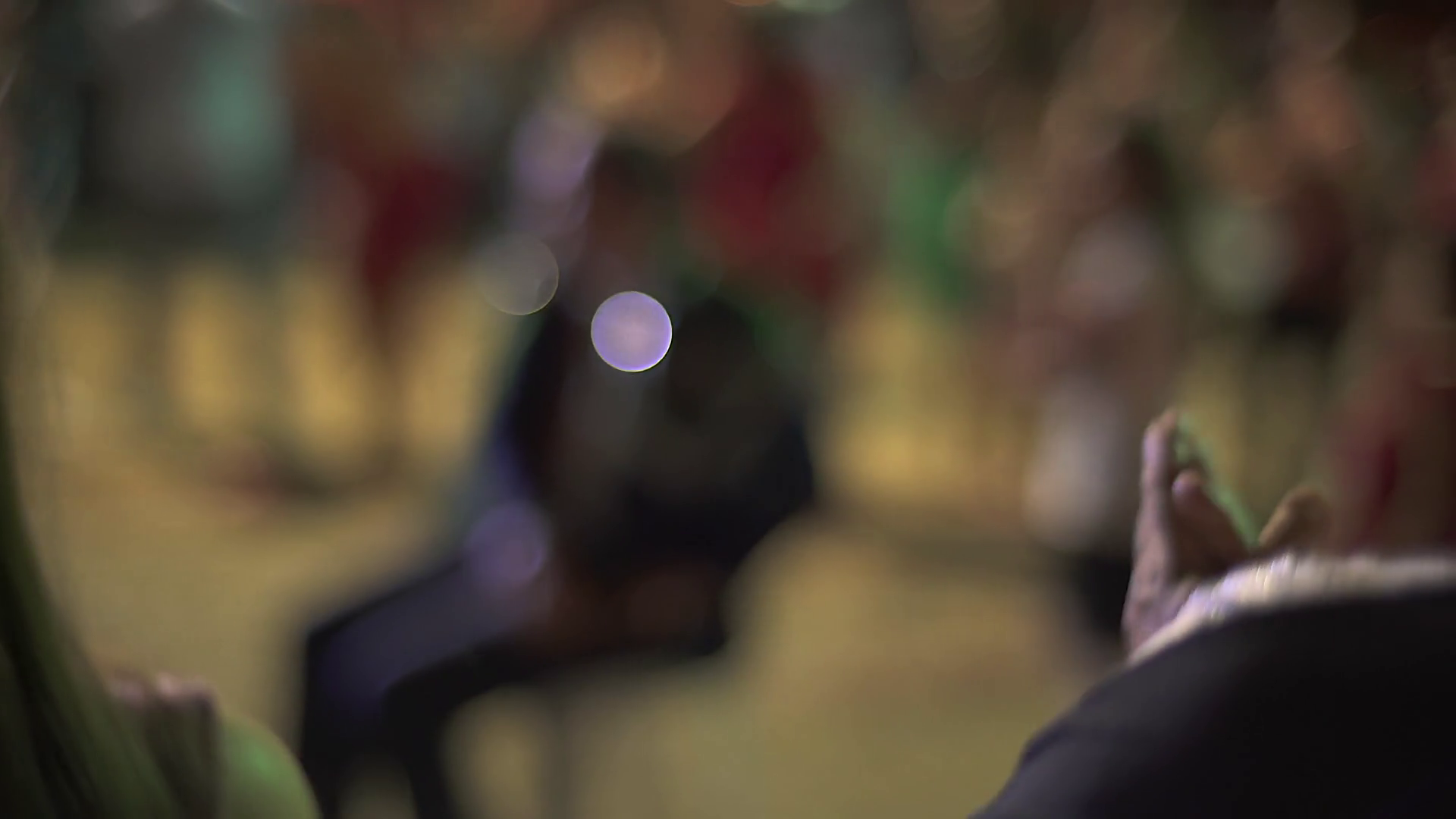 Womans hand doing applause at real ethnic village wedding Stock Video ...
