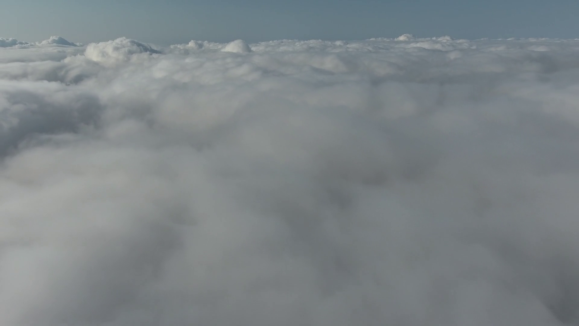 Aerial View Of Flying Backwards Over Sea Of Stock Footage SBV-347205597 ...