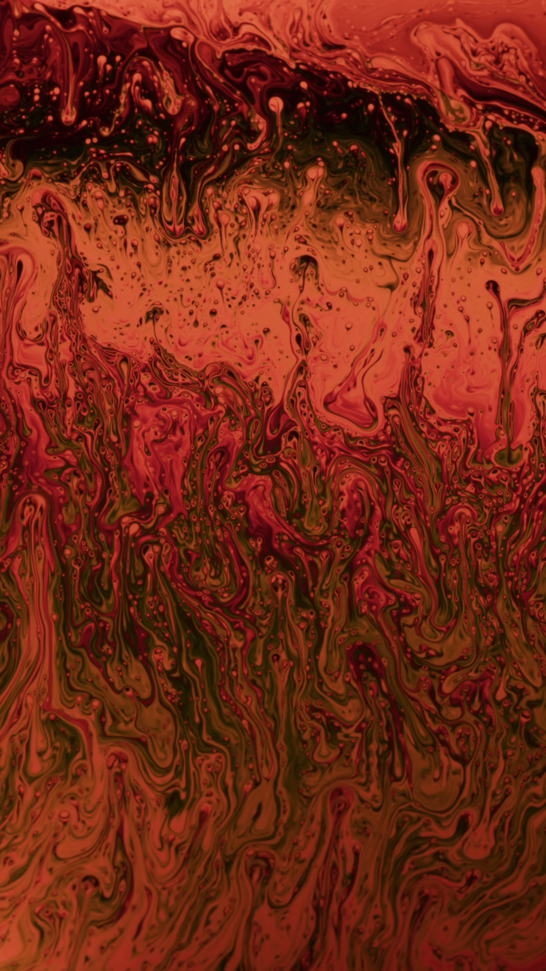 Macro Soap Bubble With Orange Green Swirling Stock Footage SBV ...