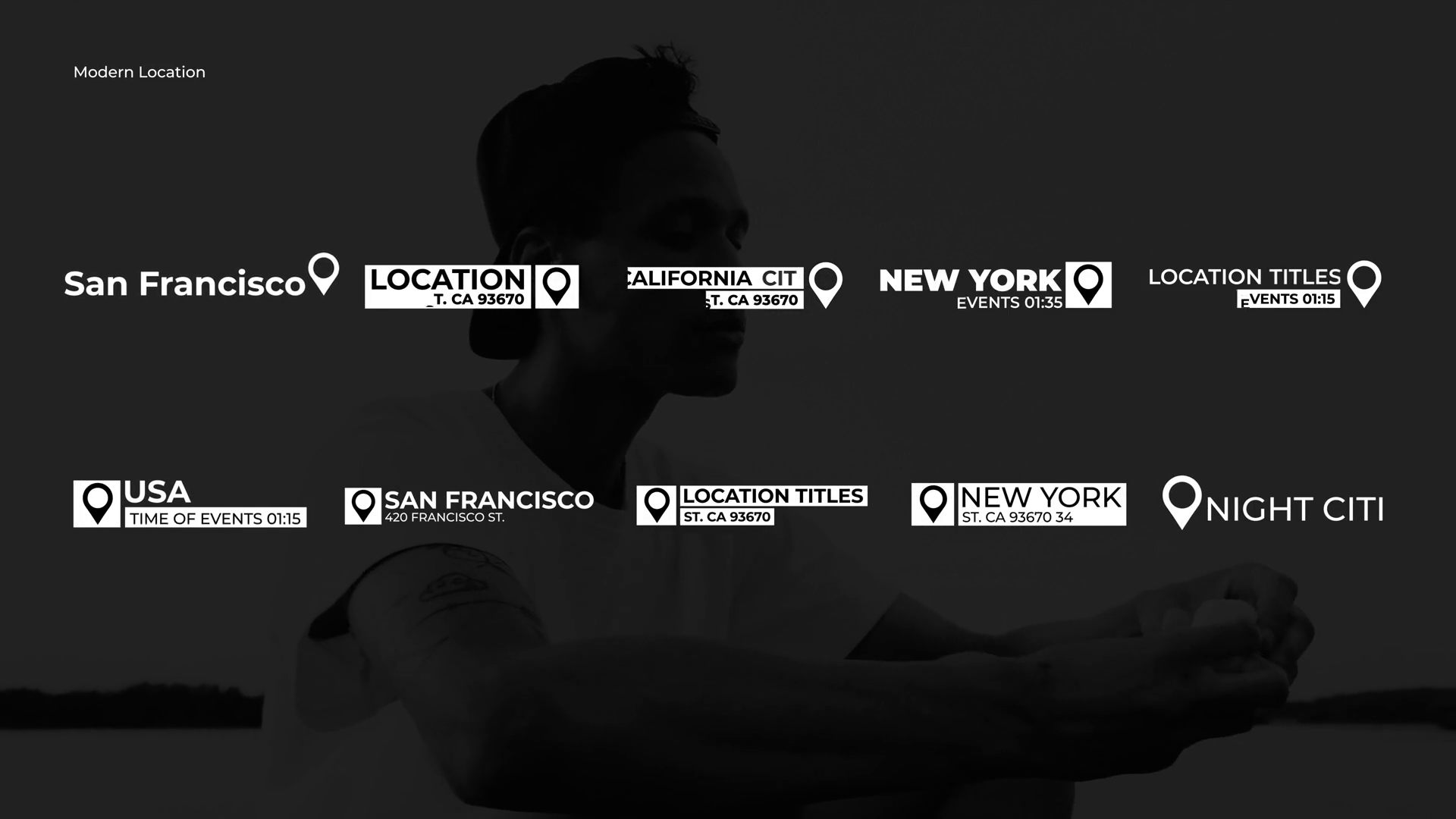 Location Titles | Premiere Pro Template SBV-348819492 - Storyblocks