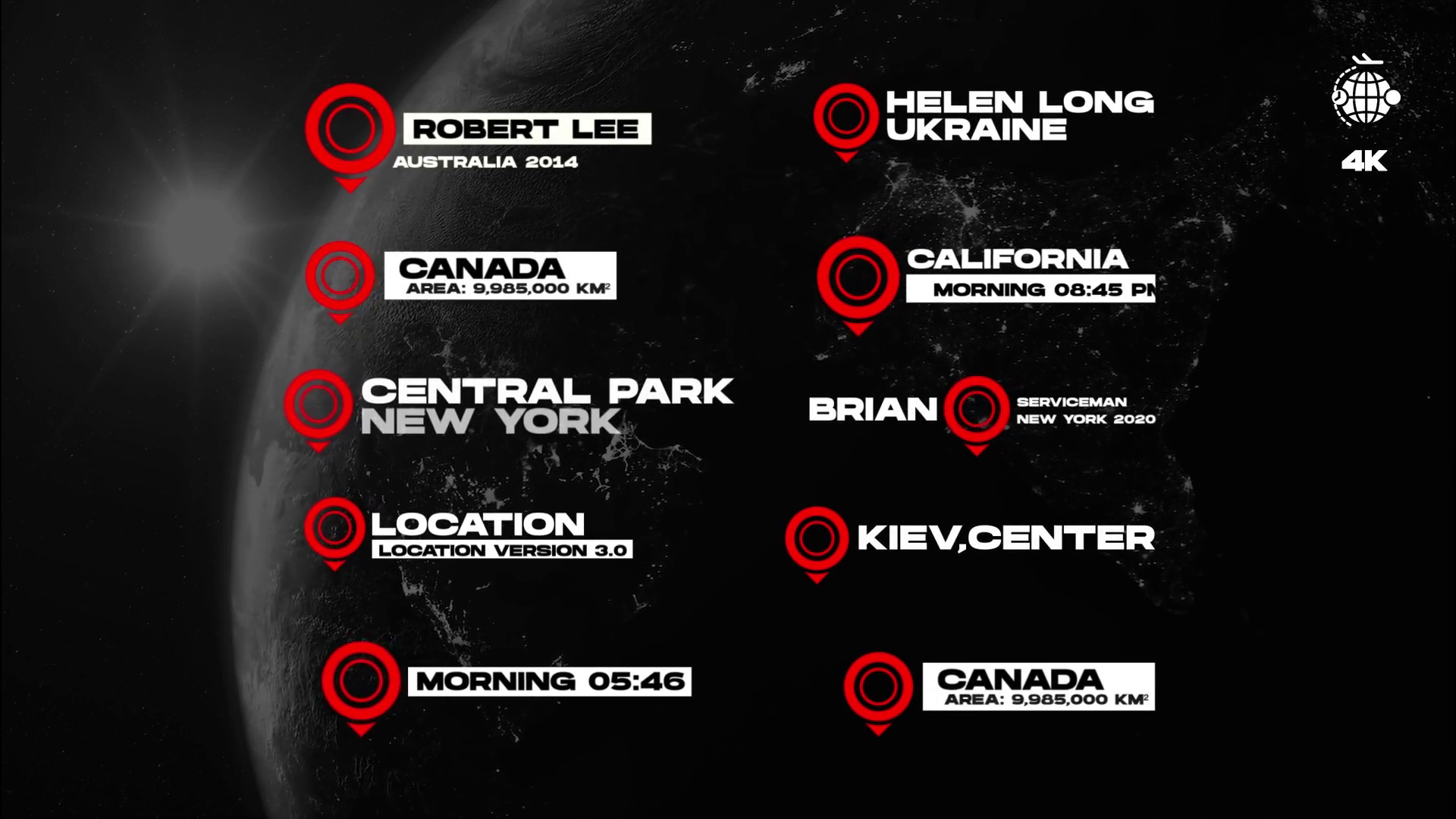 Location Titles | Premiere Pro Template SBV-347475549 - Storyblocks