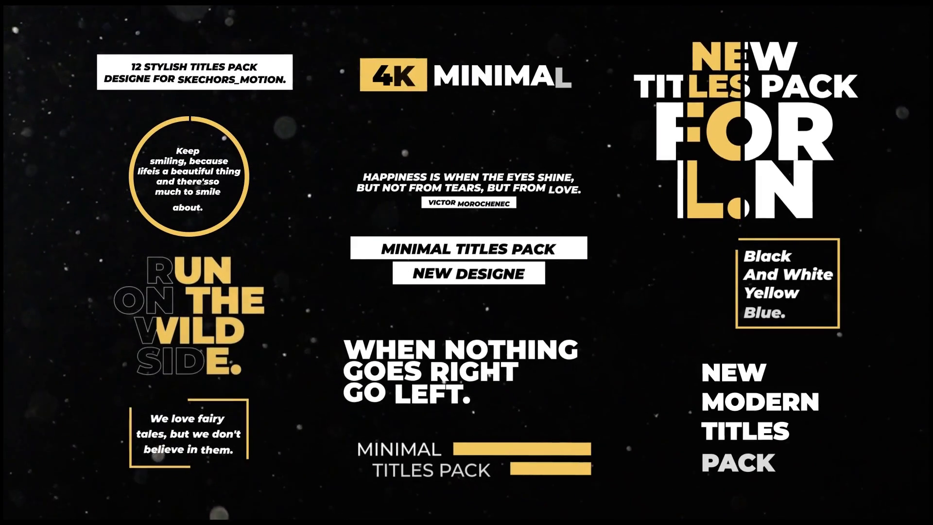 Minimal Titles | Final Cut Pro Template SBV-347553342 - Storyblocks