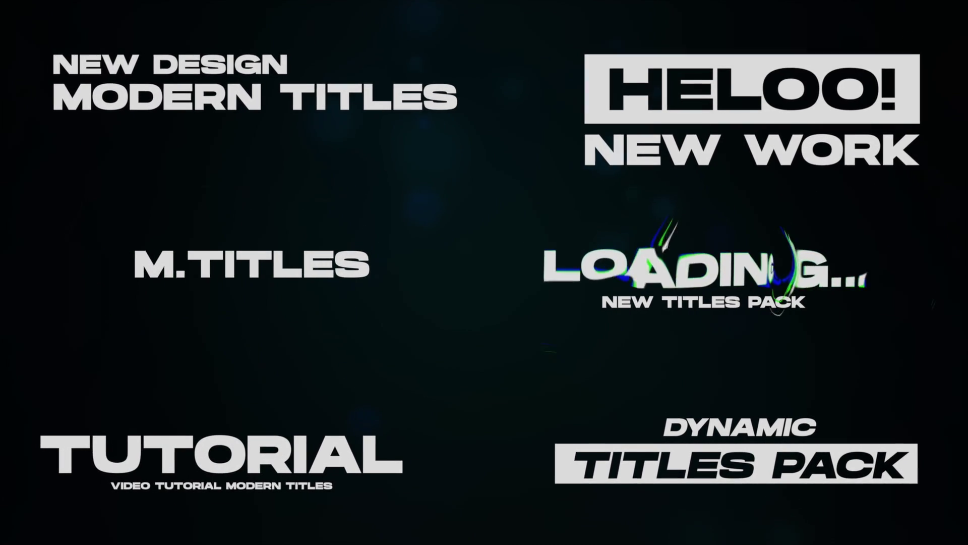 Modern Titles | Effects Template SBV-347695999 - Storyblocks