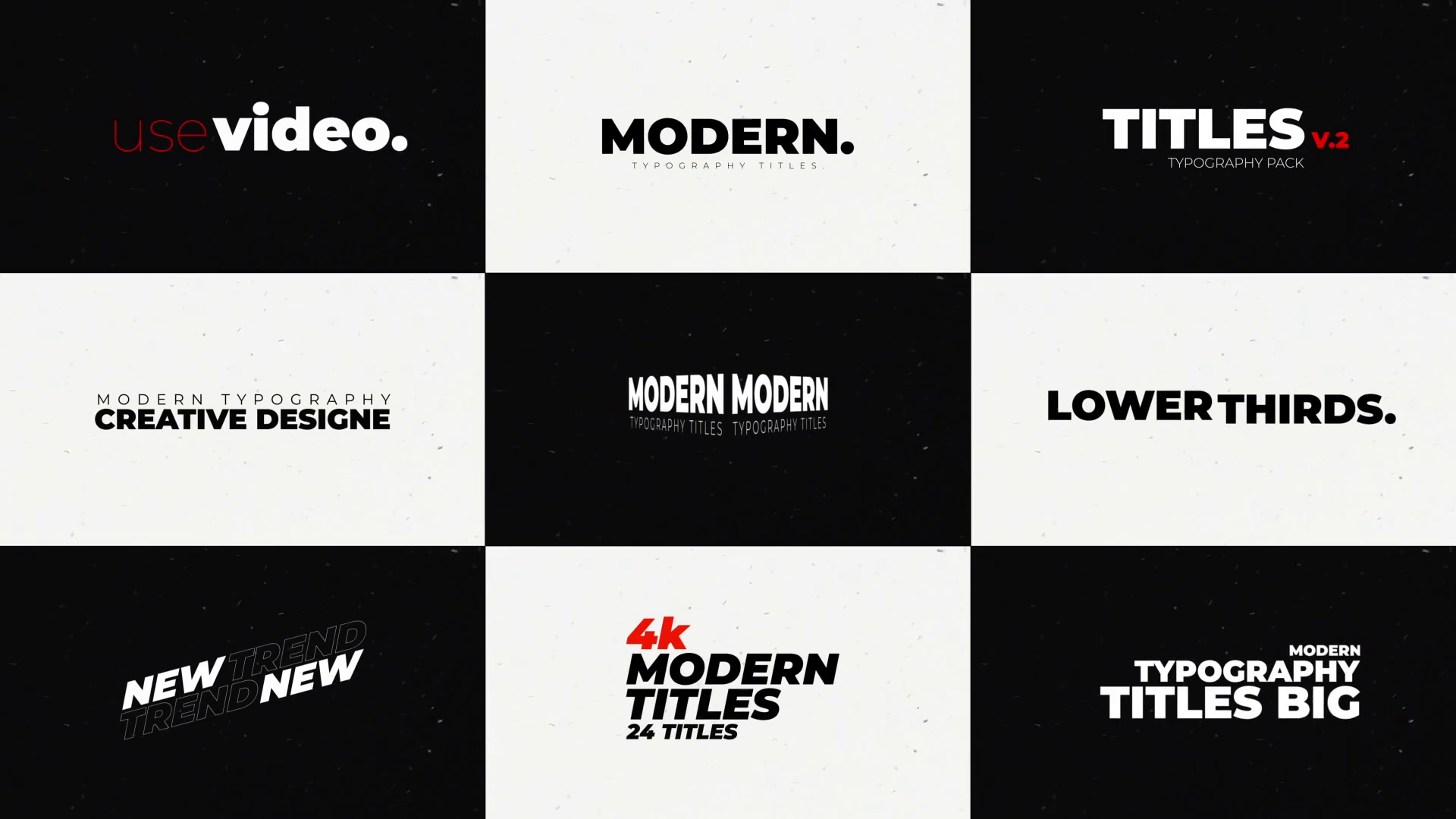 Modern Titles | Effects Template SBV-346948894 - Storyblocks