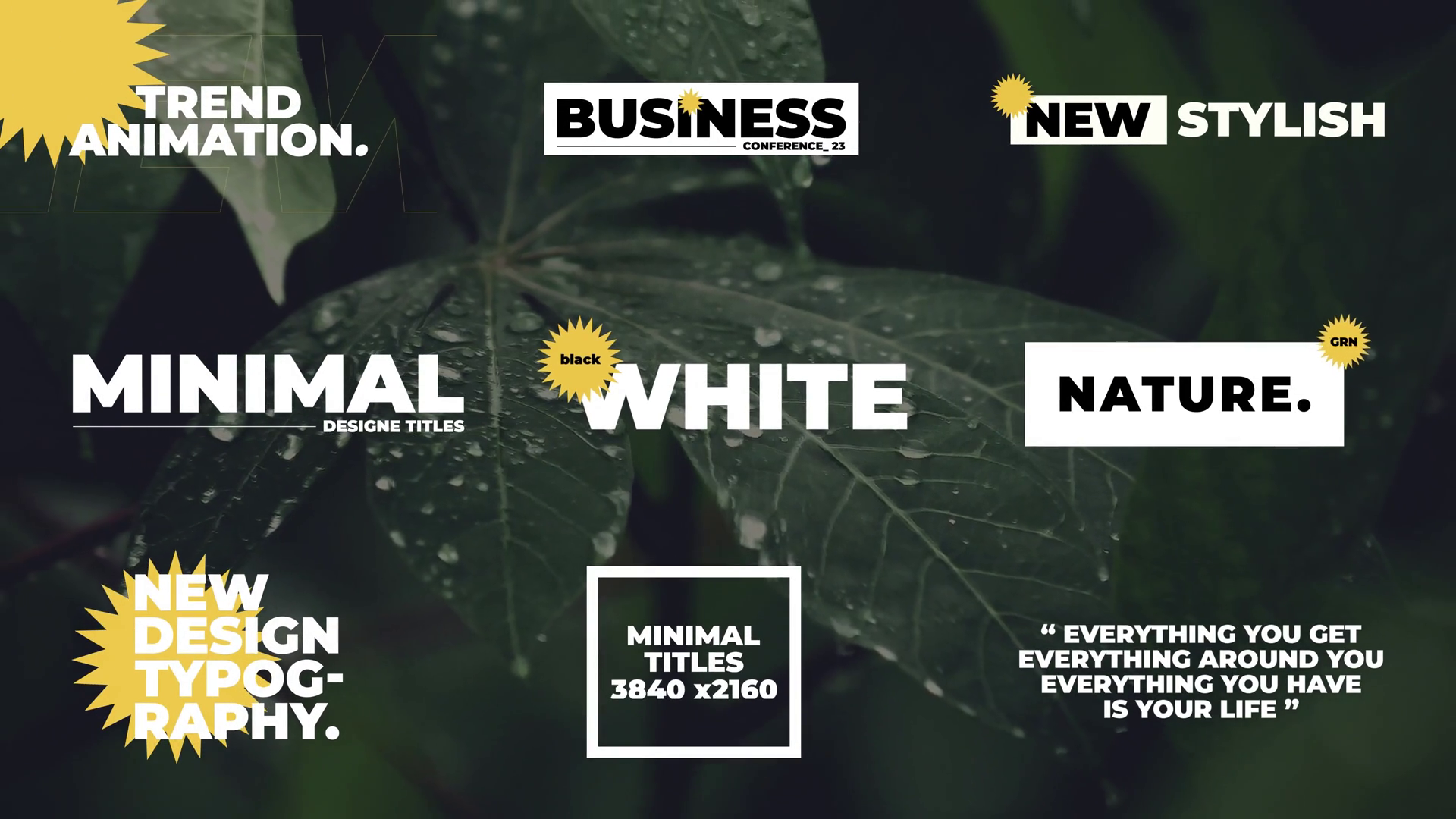 Modern Titles | Premiere Pro Template SBV-348810645 - Storyblocks