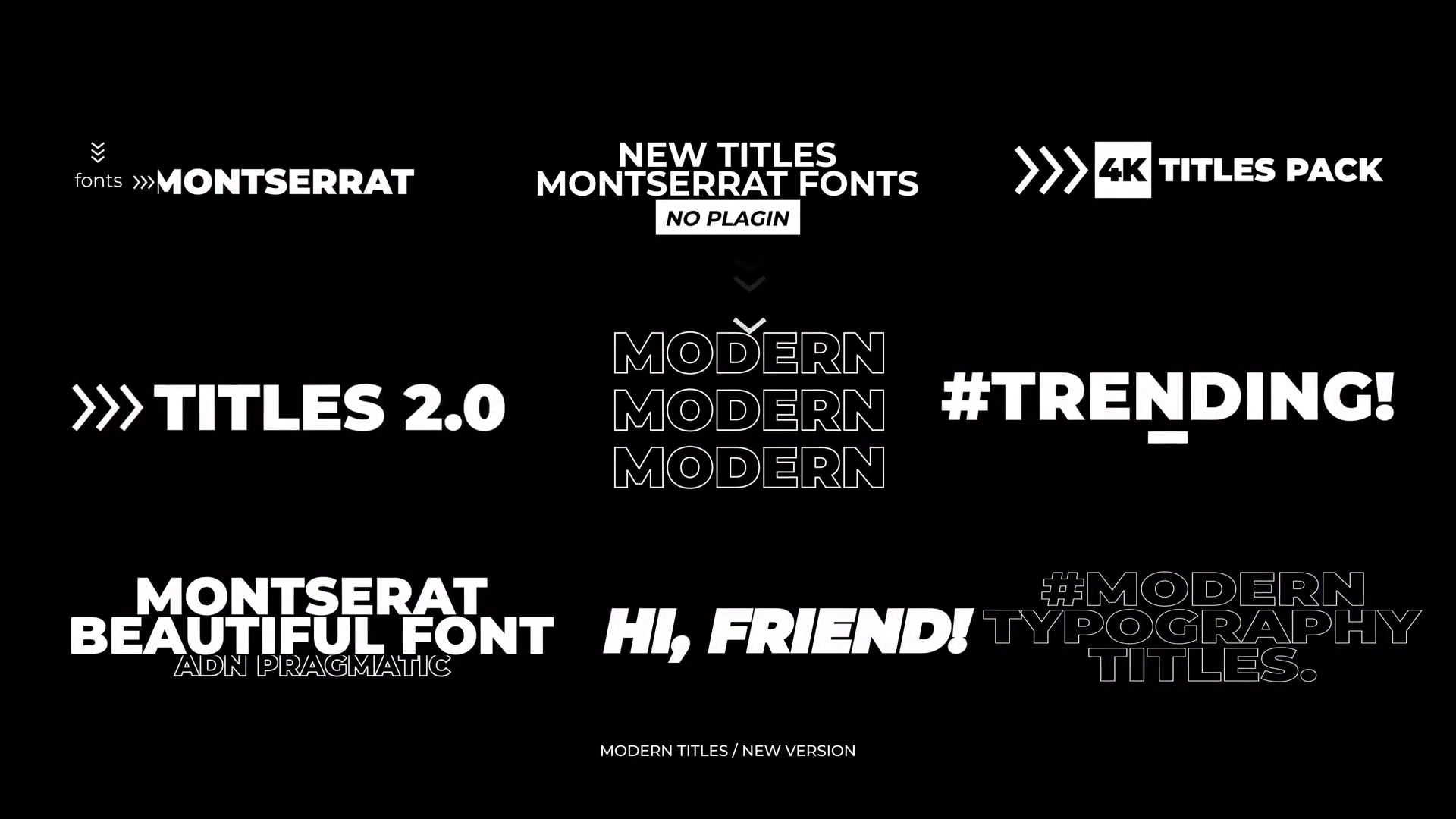 Modern Titles | Premiere Pro Template SBV-348552289 - Storyblocks