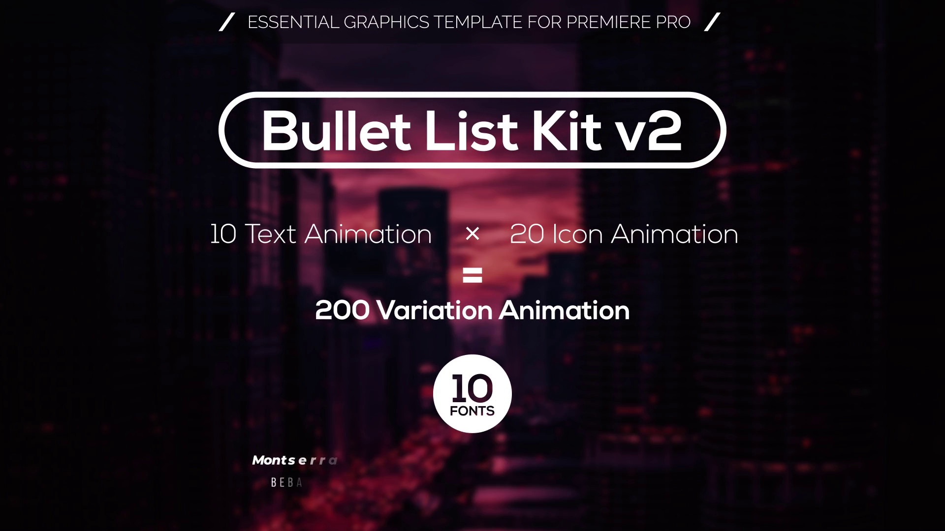 Bullet List Kit V 2 Template SBV-346492555 - Storyblocks