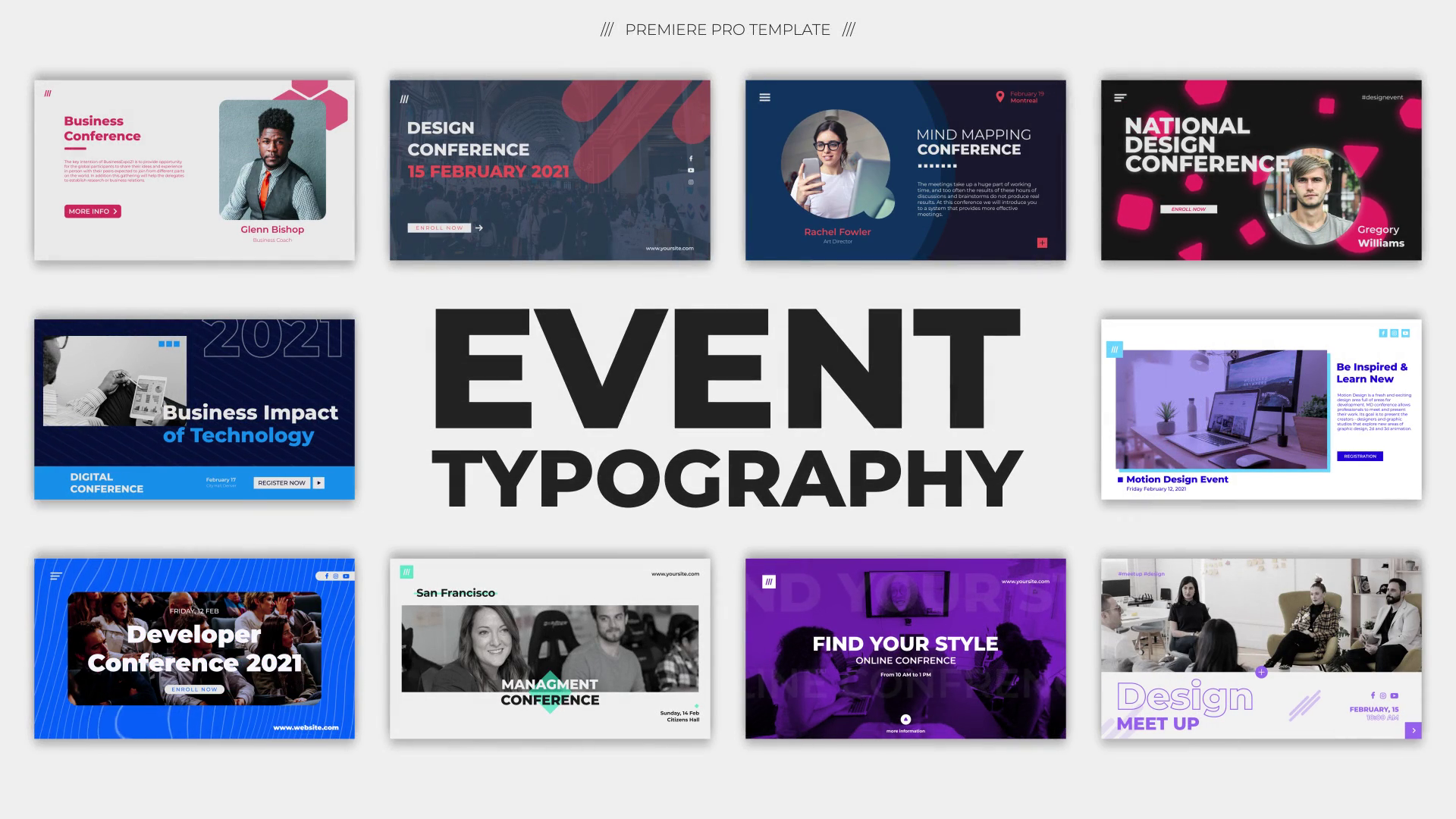Event Typography Template SBV-346406426 - Storyblocks