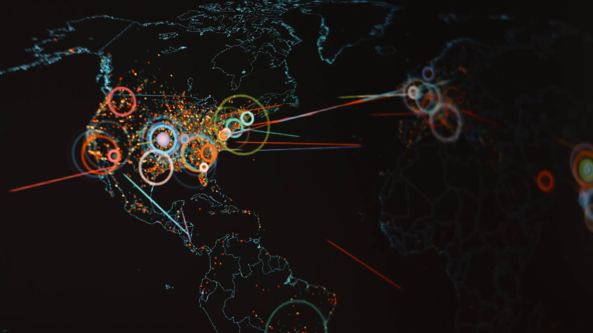 Cyber Attack Map Professional Team Of Cyber Stock Footage SBV-348459581 ...