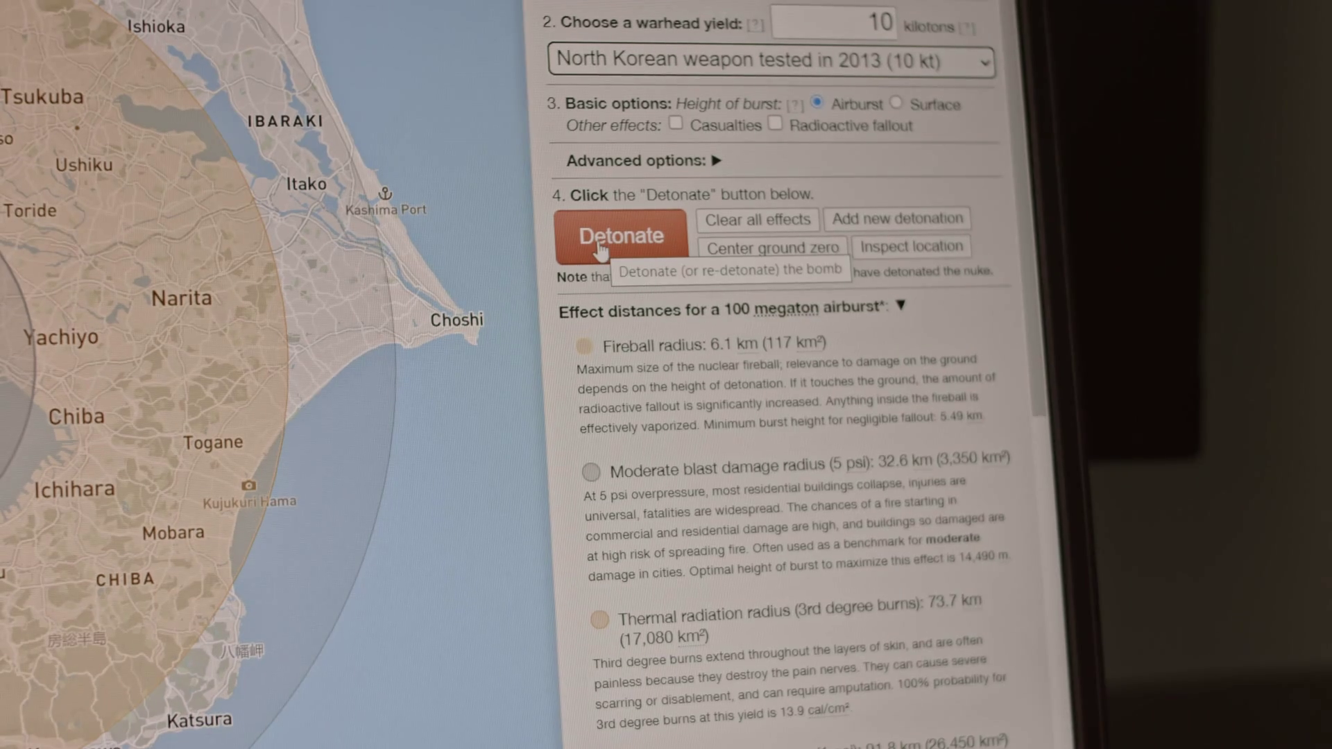 Simulation Of North Korea's Nuclear Bomb Stock Footage SBV-348463888 ...