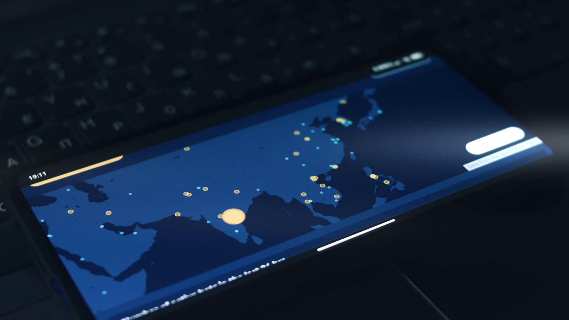 Simulation Of Cyber Attack On Mobile Phone Stock Footage SBV-348464421 ...