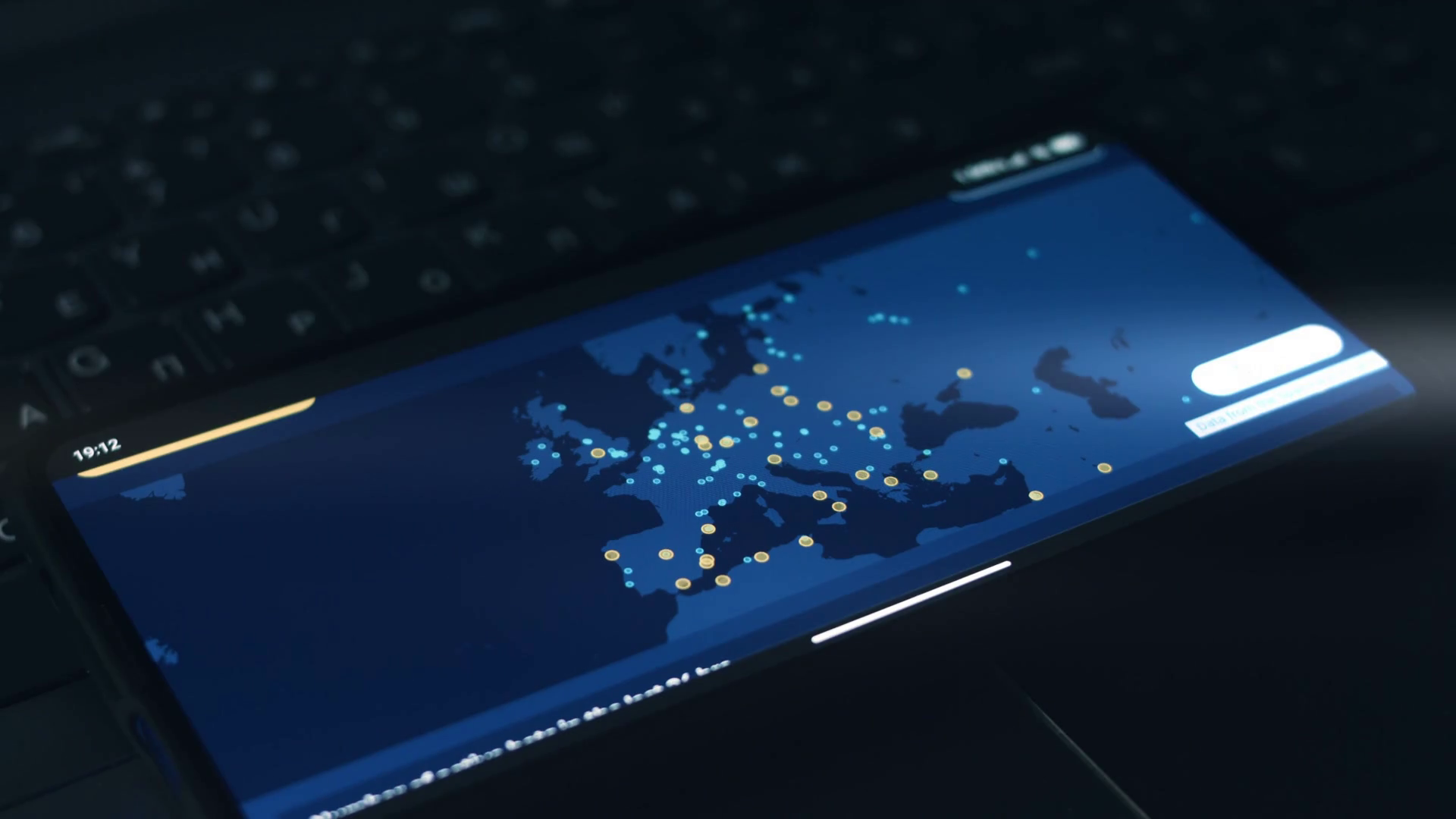 Simulation Of Cyber Attack On Mobile Phone Stock Footage SBV-348464432 ...
