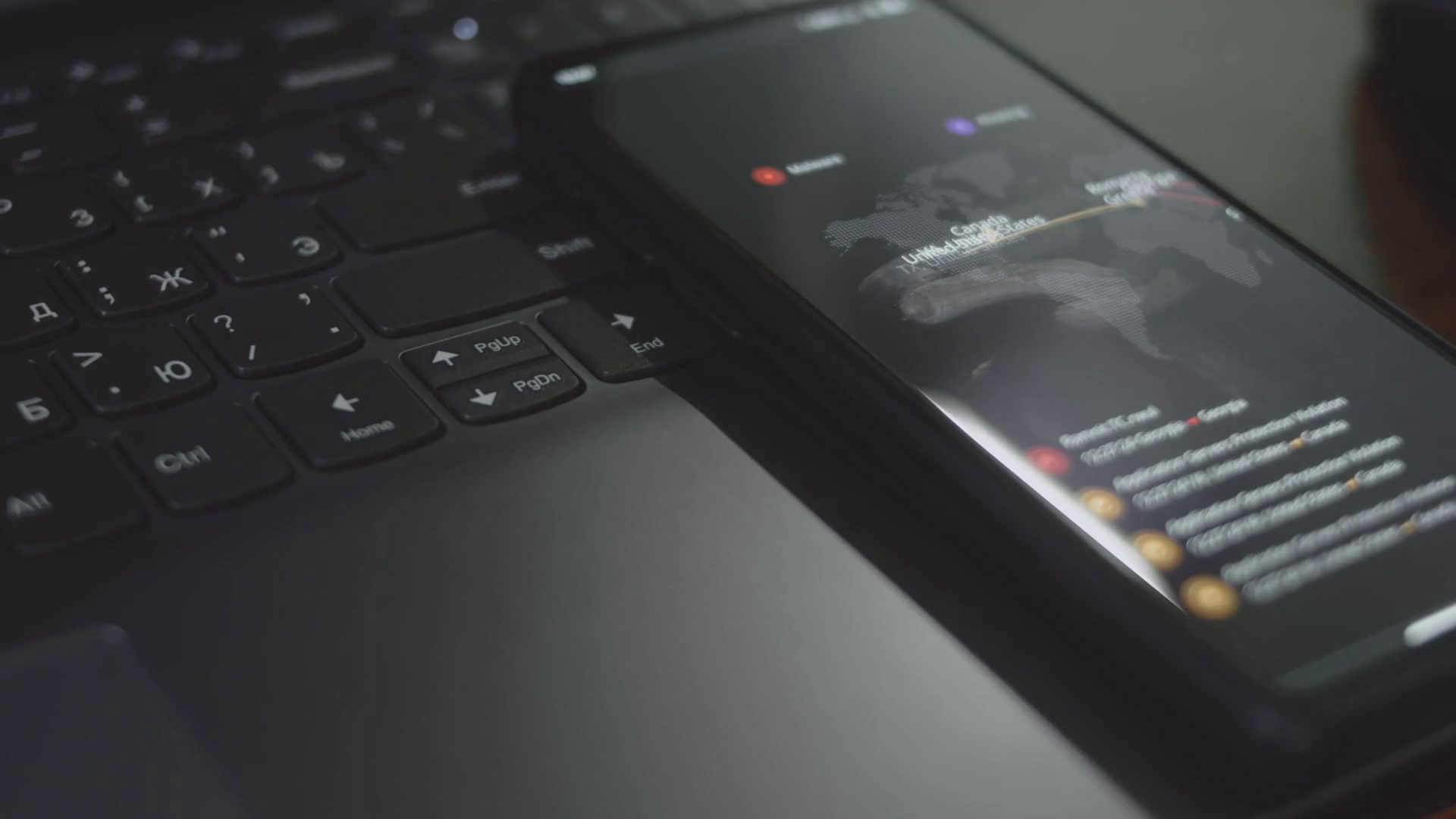 Global Cyber Attack With World Map On Mobile Stock Footage SBV-348503062 - Storyblocks