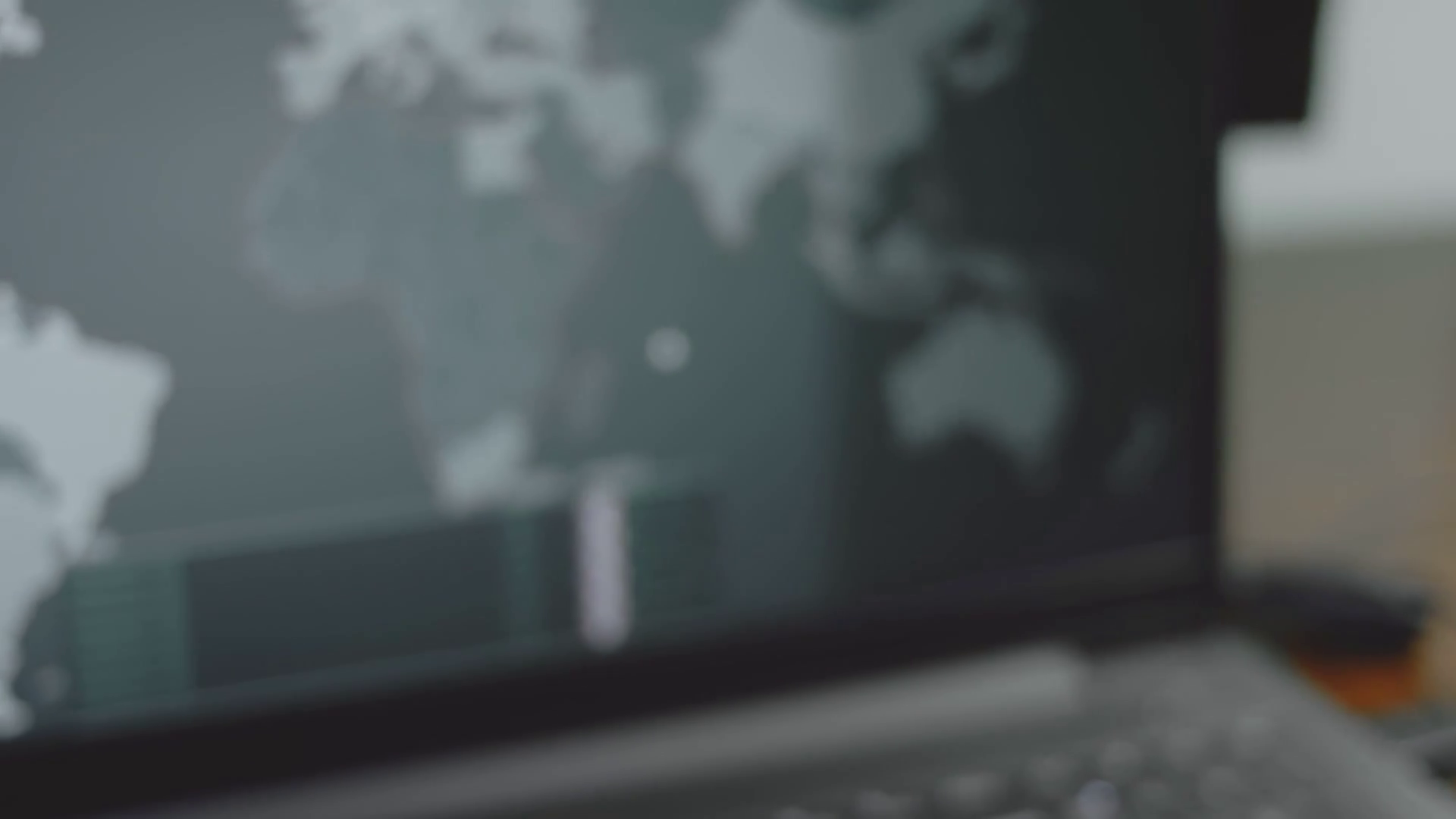 Global Cyber Attack With World Map On Stock Footage SBV-348503444 ...