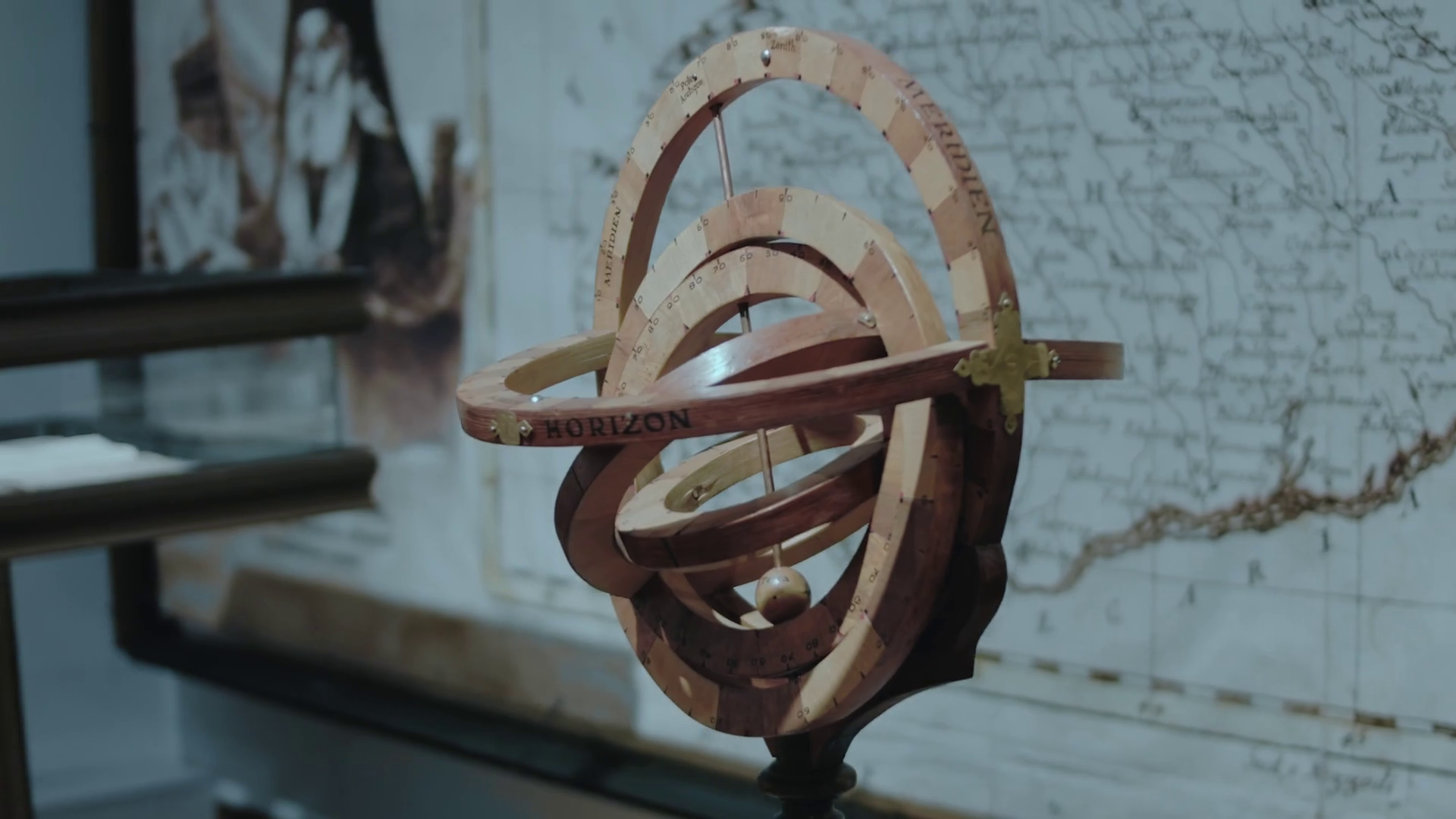 An Astrolabe Intricate Celestial Navigation Stock Footage SBV-348560974 ...