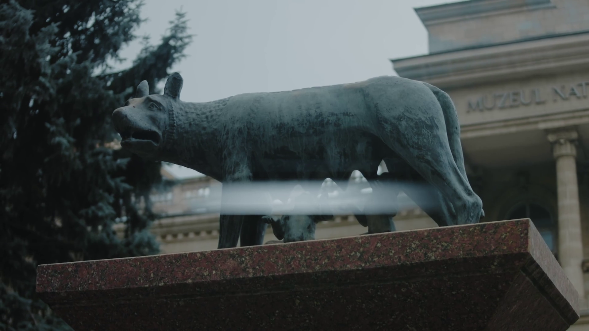 Capitoline Wolf Monument In Central Chisinau Stock Footage SBV ...