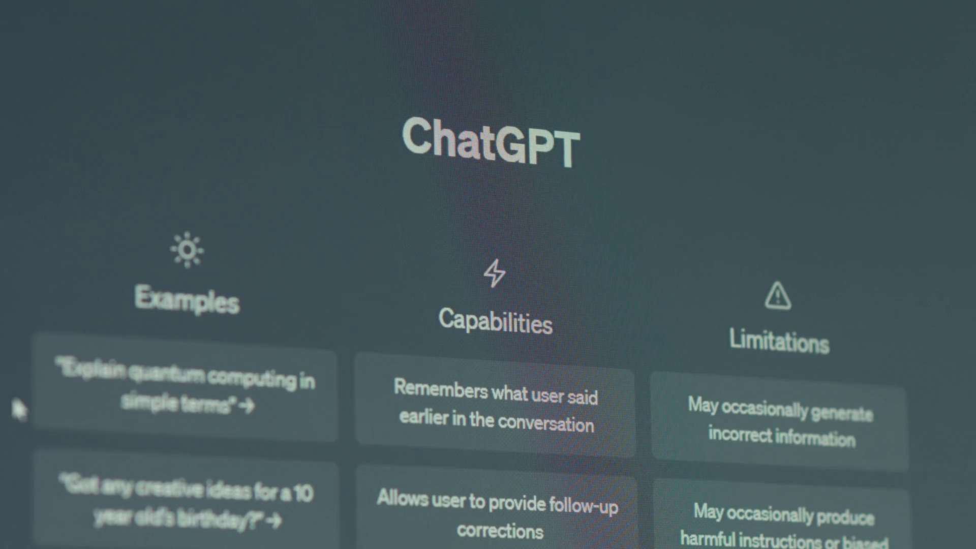 The Homepage Of Chat Gpt Information About Stock Footage SBV-348623894 ...