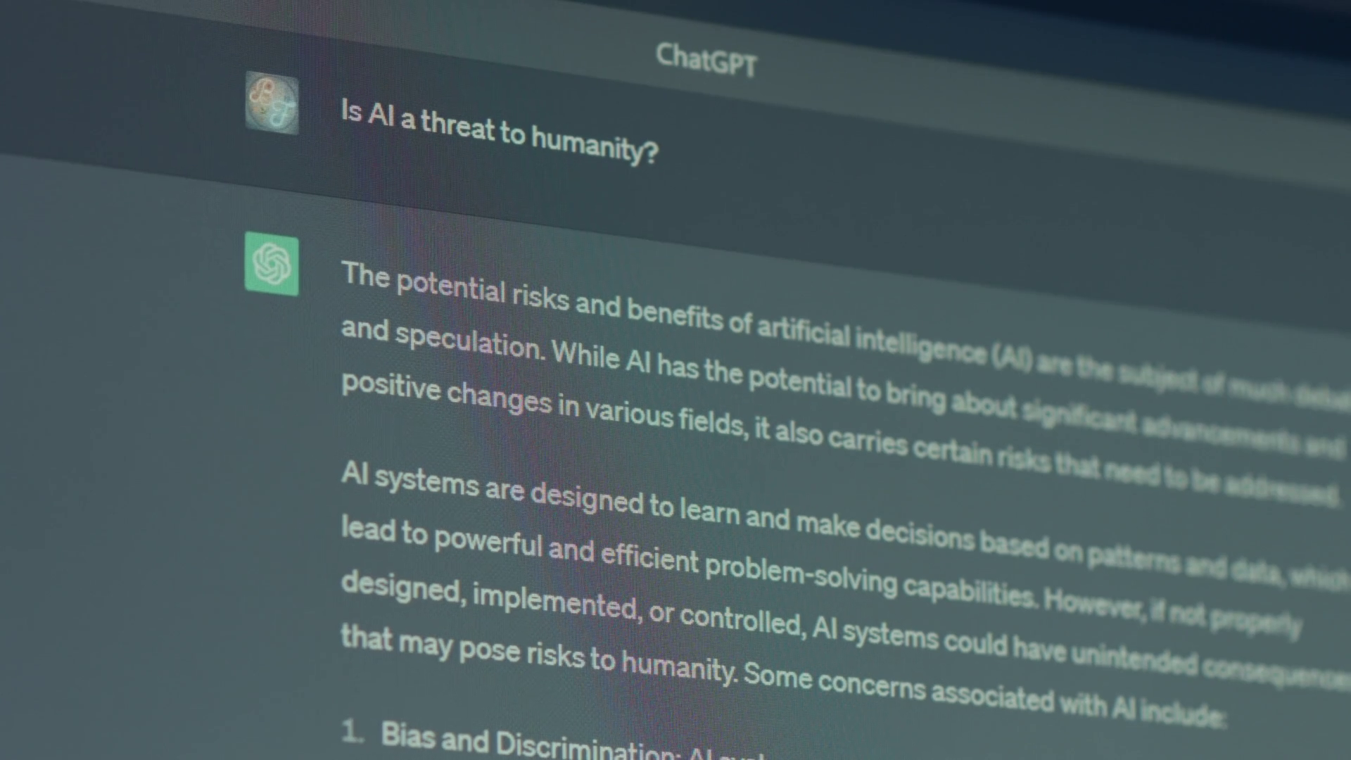 Asking Chat Gpt Question Homepage Of Chat Stock Footage SBV-348623986 ...