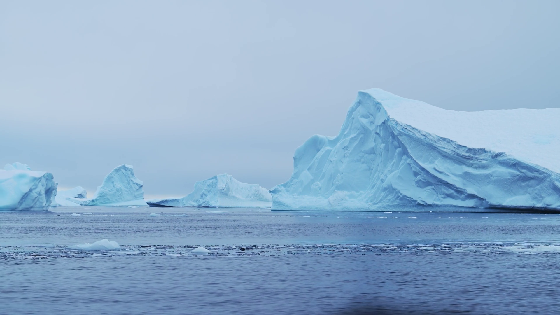 Antarctica Beautiful Iceberg Scenery With Stock Footage SBV-352919410 ...