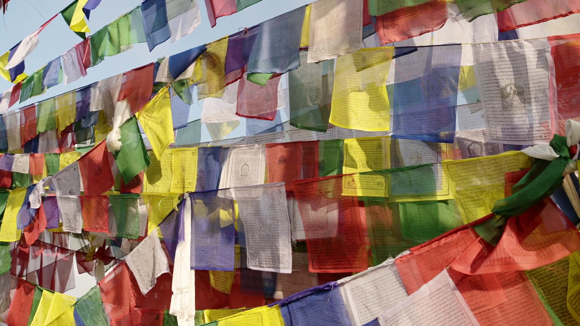 Prayer Flags At Monkey Temple In Kathmandu Stock Footage SBV-352921326 ...