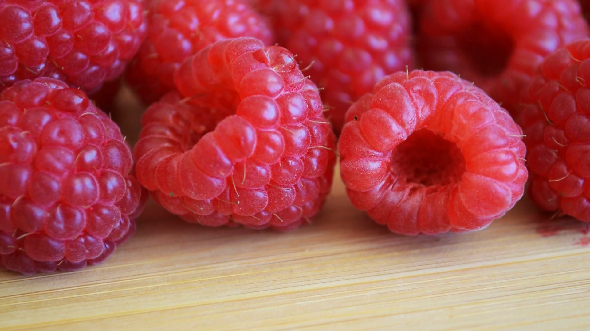 Fresh Raspberry Closeup Stock Footage SBV-308792540 - Storyblocks