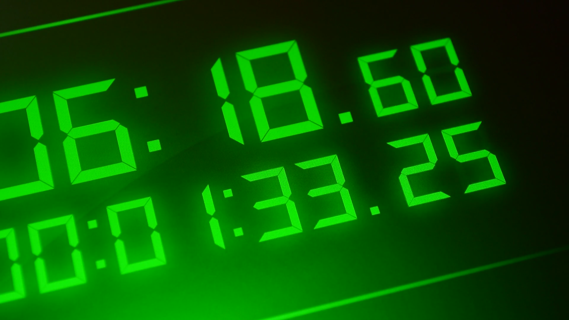 Green Digital Timer Digital Numbers Stock Motion Graphics SBV-306966412 ...