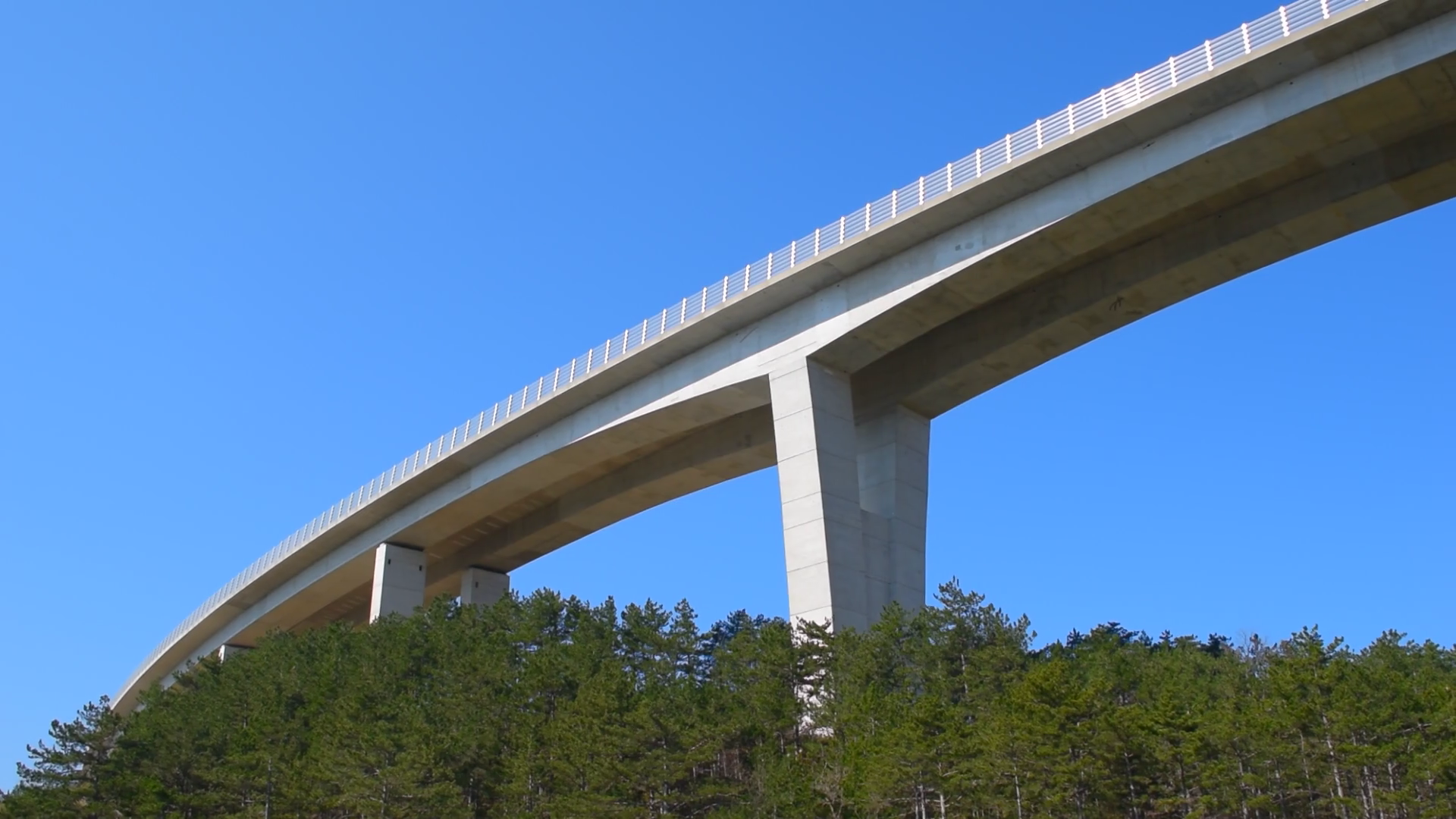 Highway Bridge Beton Construction Of Road Stock Footage SBV-306434828 ...