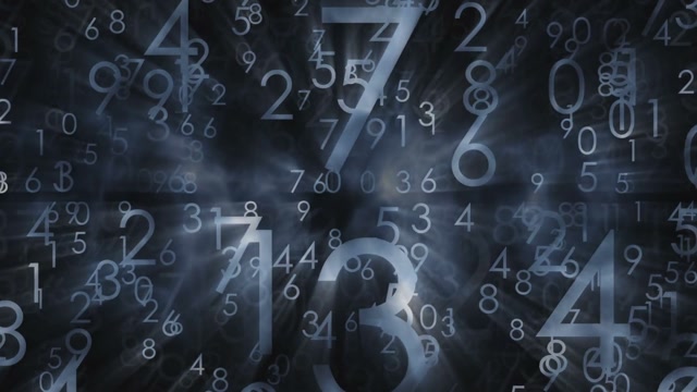 Numbers | Effects and Overlays motion backgrounds - Storyblocks