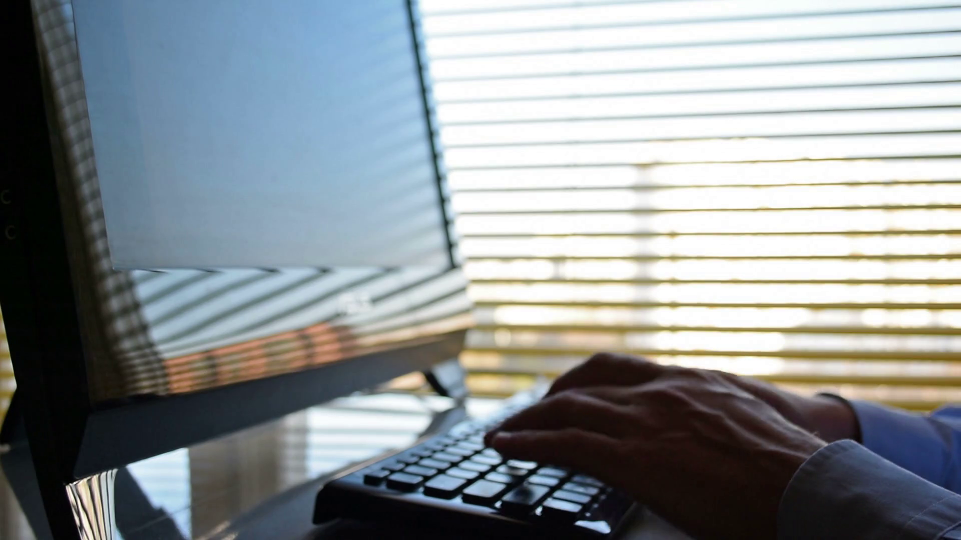 Computer, typing keyboard, video background Stock Video Footage 00:19 ...