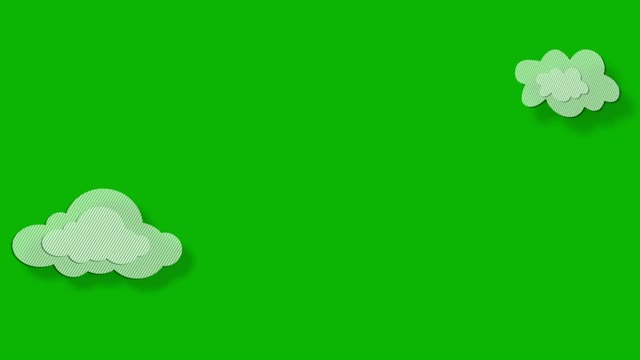 3d Animation Of Flying Objects Green Screen Background Stock Footage ...