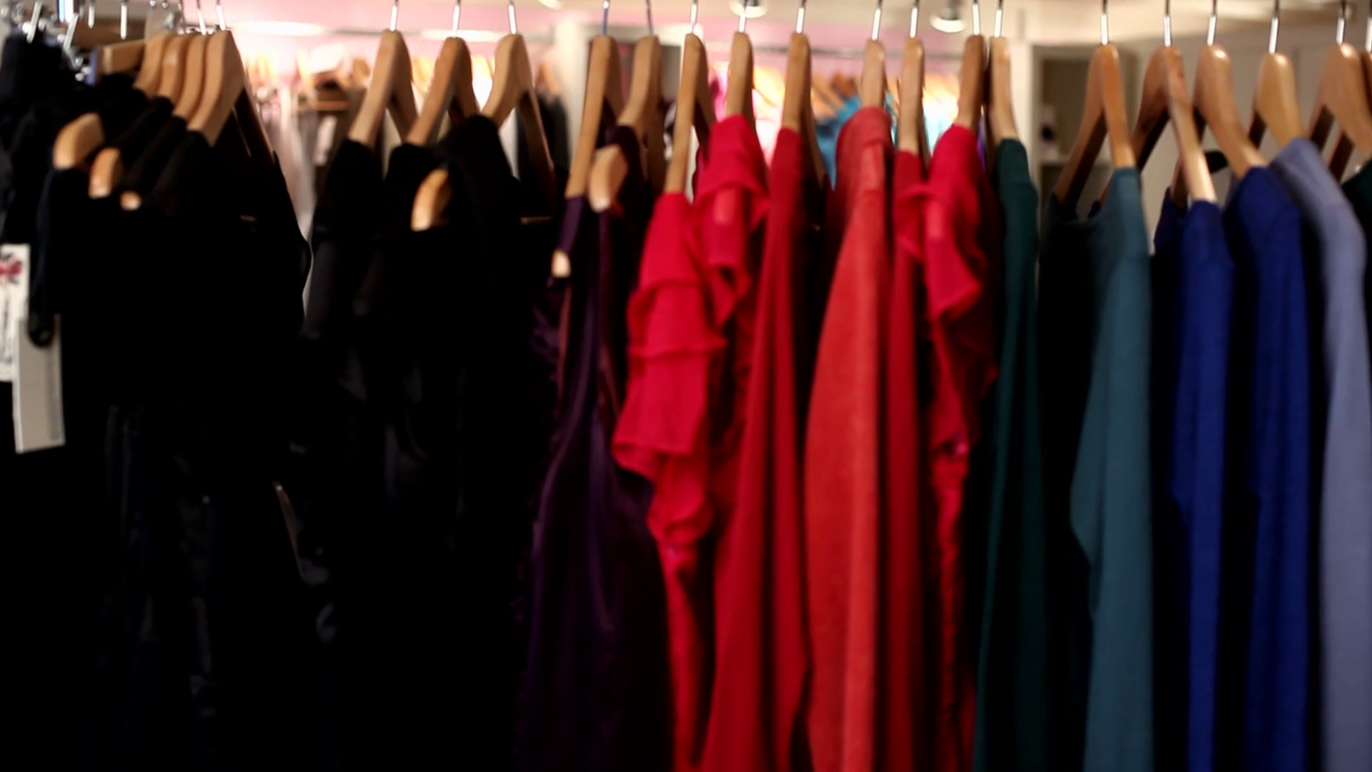 Two Young Girls Look At Clothing In Store Stock Footage SBV-348367548 ...
