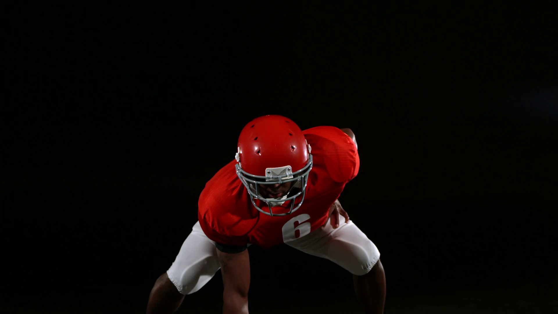 Football Player Running Towards Camera Slow Stock Footage SBV-348370898 ...