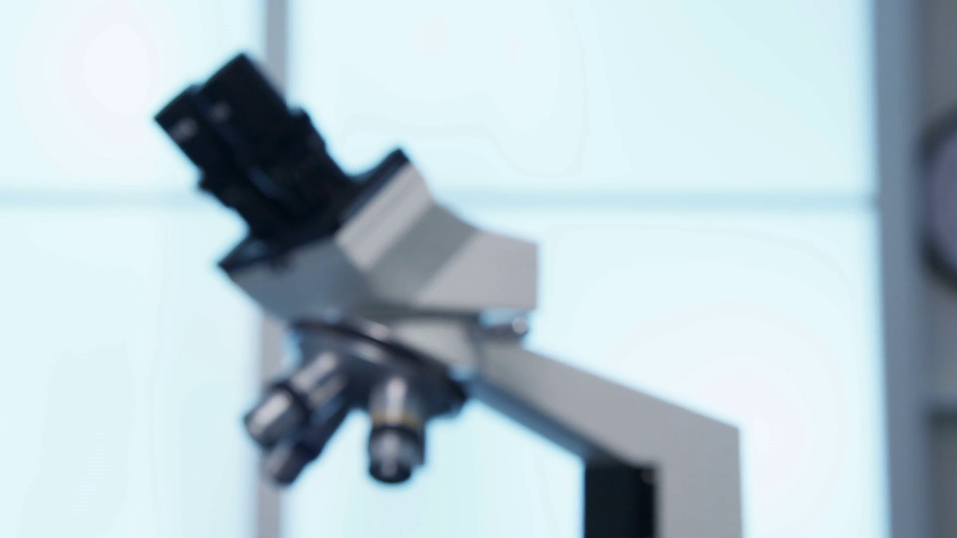 Closeup Of Microscopes In Science Lab Stock Footage SBV-347578445 ...