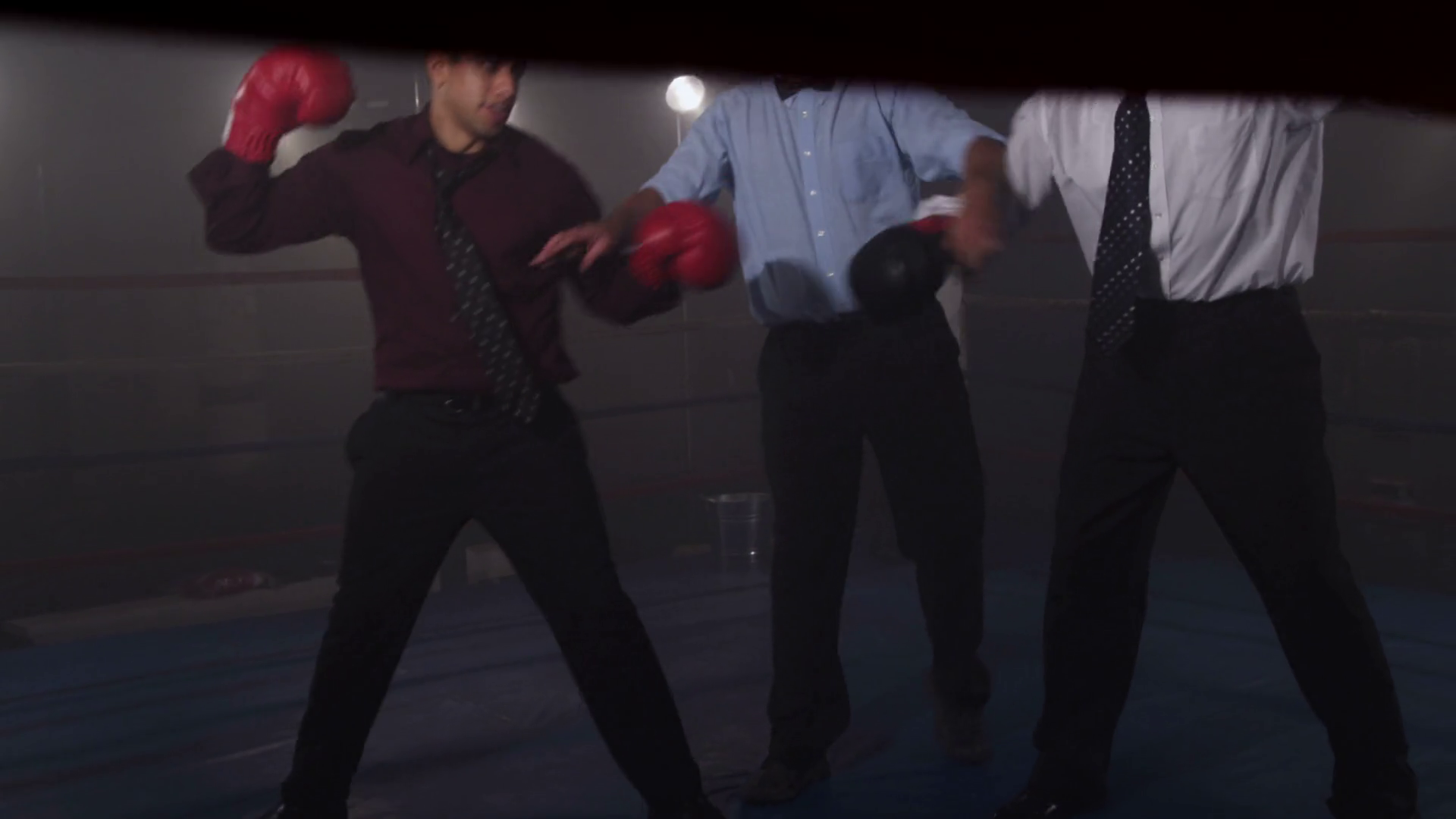 Businessmen Boxing In Ring Stock Footage SBV-347578587 - Storyblocks