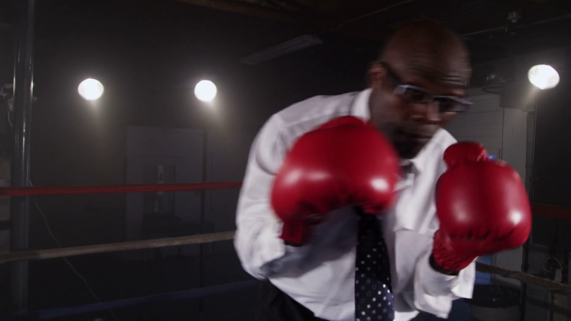 Businessman Boxing In Ring Stock Footage SBV-347578605 - Storyblocks
