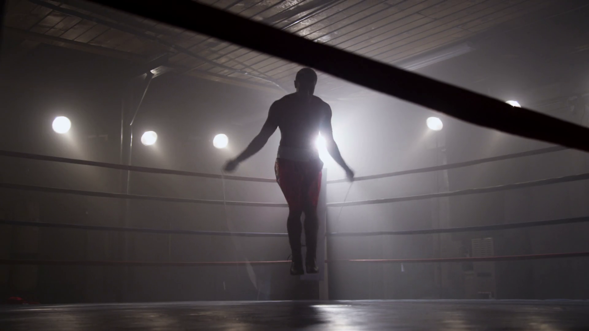 Boxer Jumping Rope In Boxing Ring Stock Footage SBV-347578619 - Storyblocks