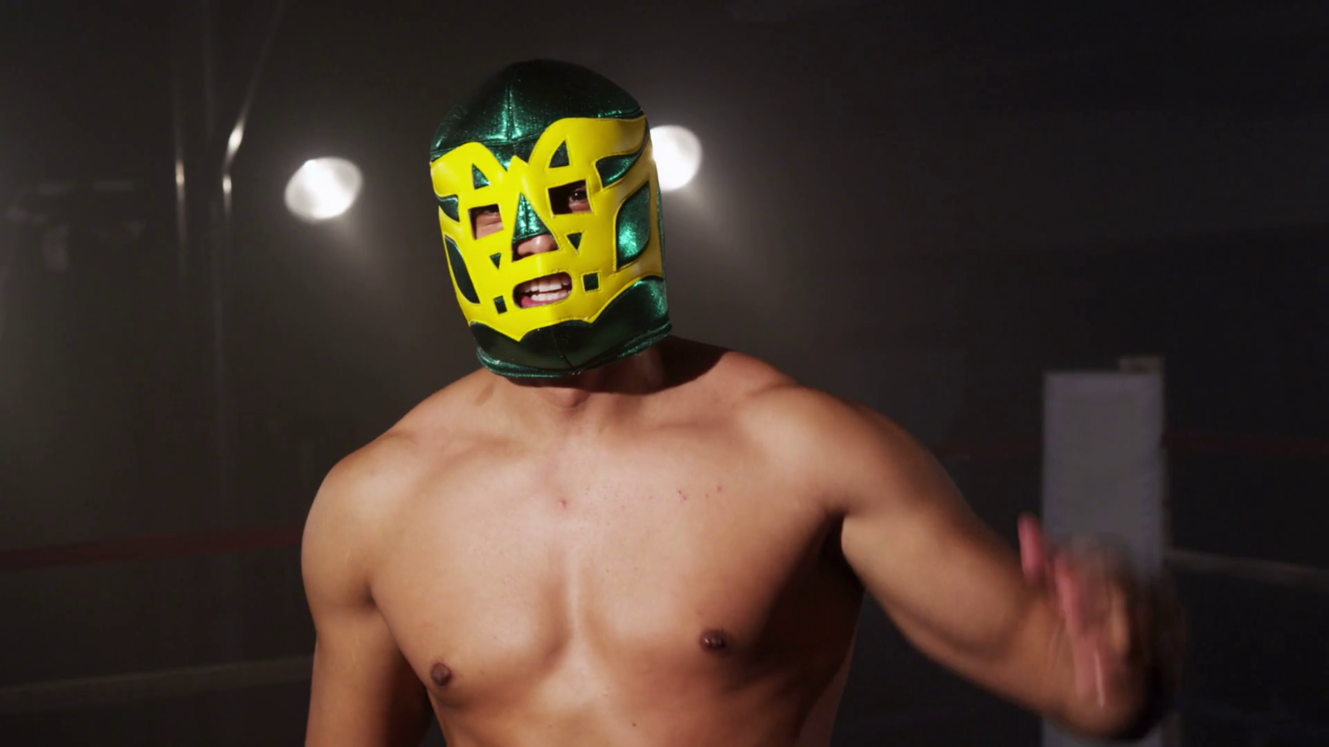 Masked Wrestler In Boxing Ring Stock Footage SBV-347578665 - Storyblocks
