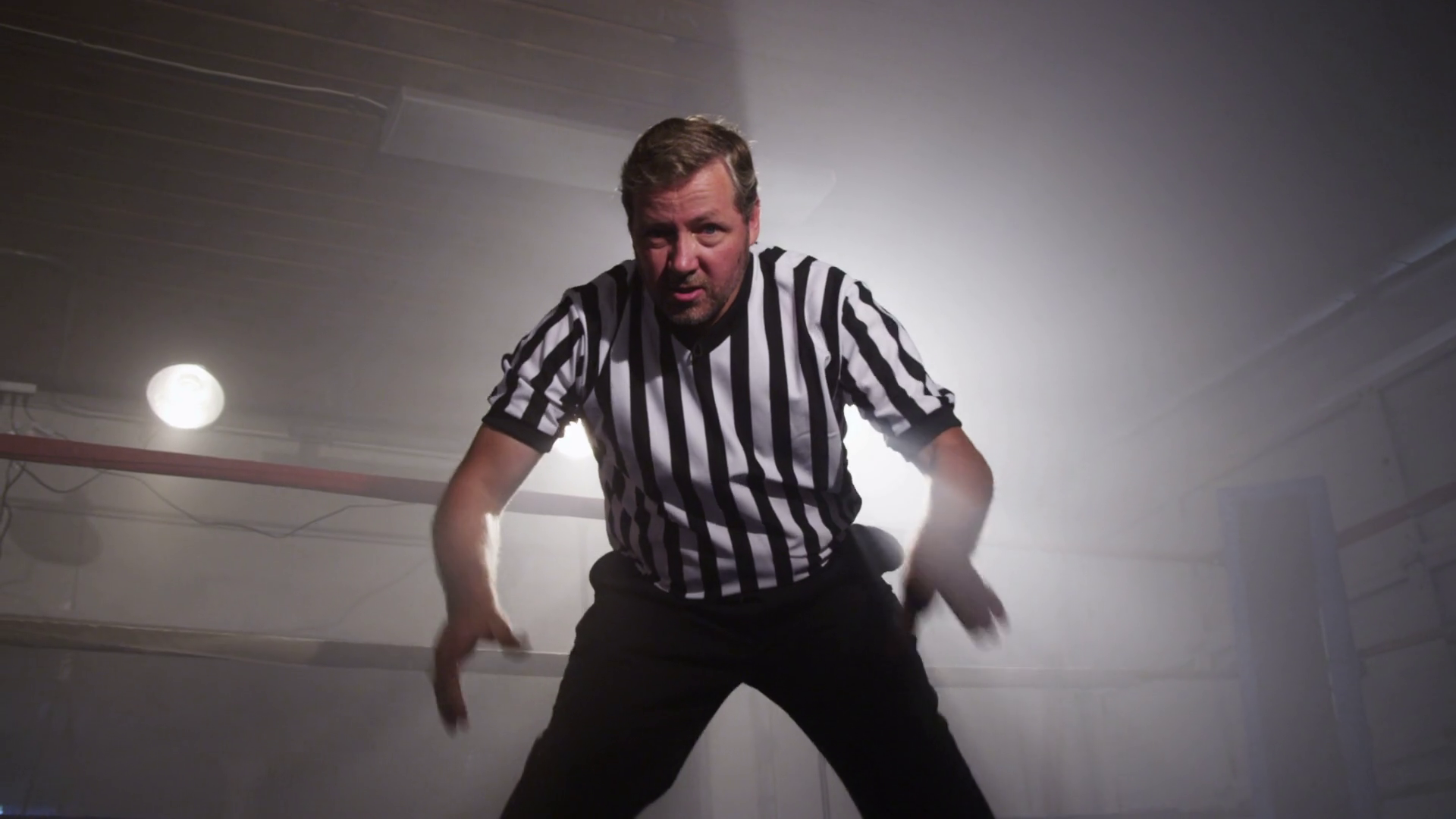 Referee In Ring Counts Down Stock Footage SBV-347578705 - Storyblocks