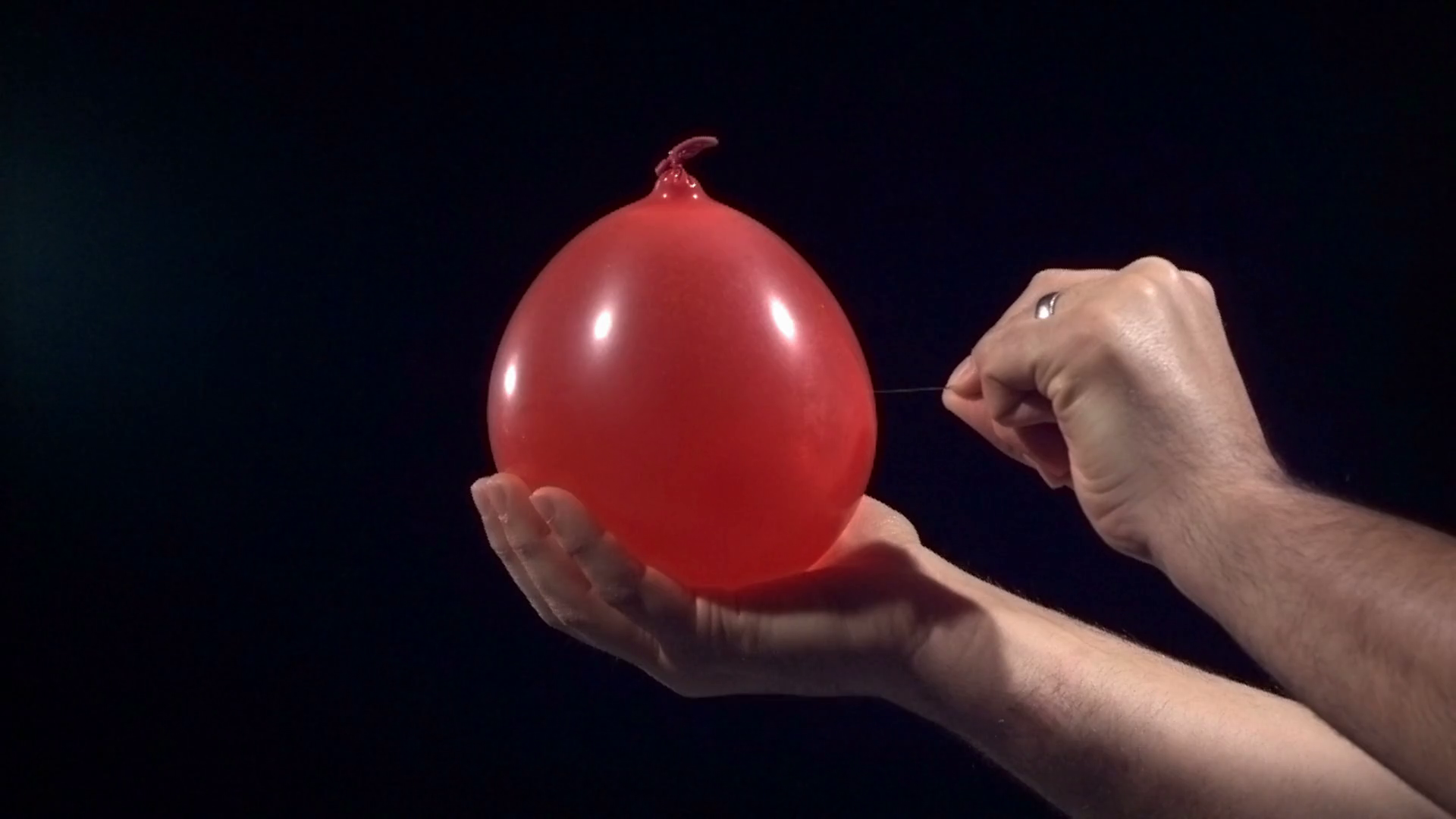 Popping Water Balloon In Super Slow Motion Stock Footage SBV-347589016 ...